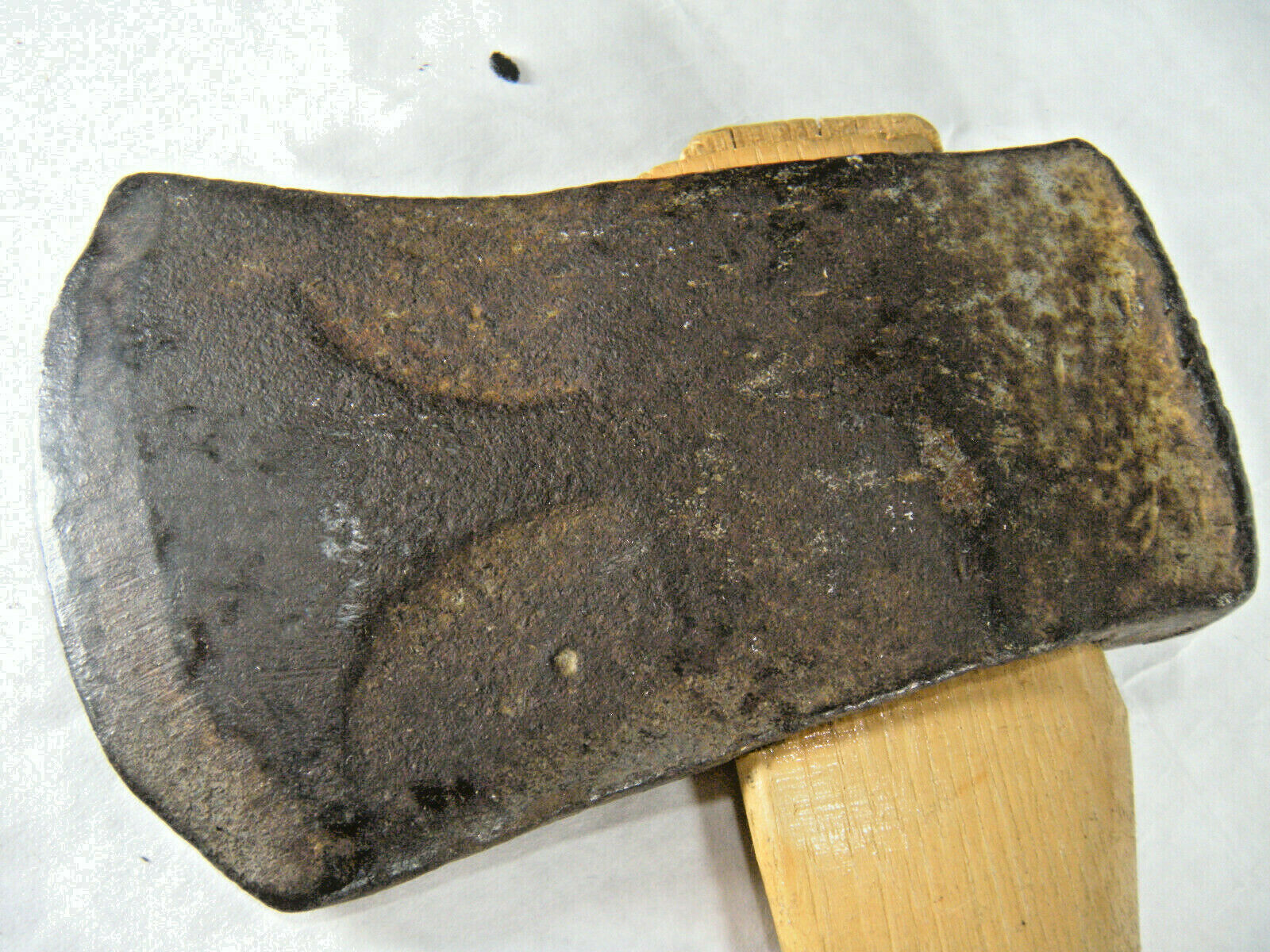 Vintage Hatchet Wood Cutting Camping Hickory Handle Unique Head | #15175637