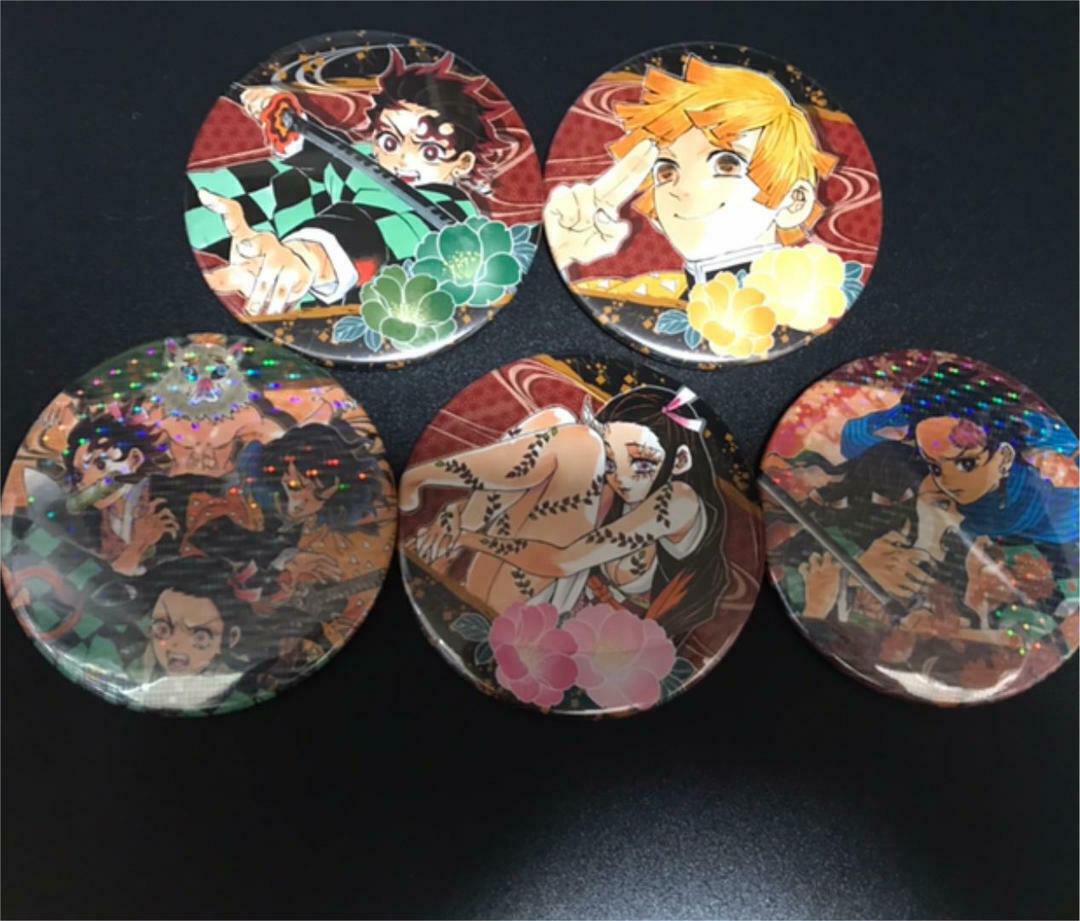 Demon Slayer Kimetsu No Yaiba Jump Shop Limited Can Badge 5 Set Nezuko ...