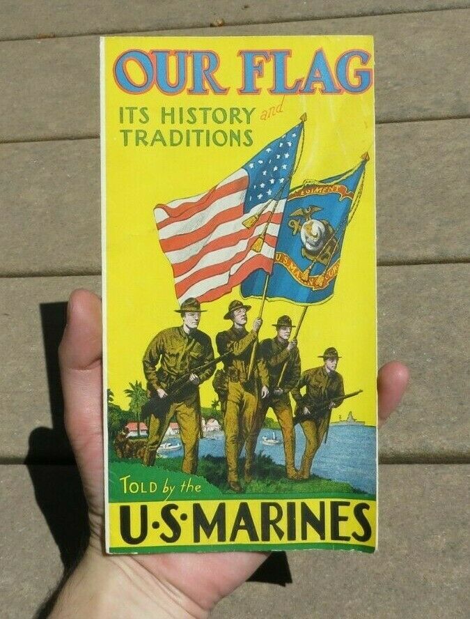 WW2 USMC US Marine Corps History Recruiting Pamphlet | #15287660