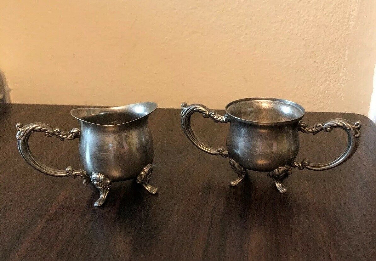 Godinger Silver Art Co Miniature Tea Set Creamer & Sugar Bowl | #15141839