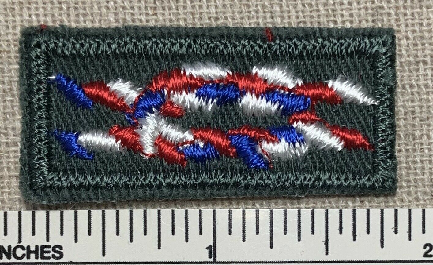 Vintage 1950s EAGLE SCOUT EXPLORER Square Knot Award Badge PATCH Dark ...