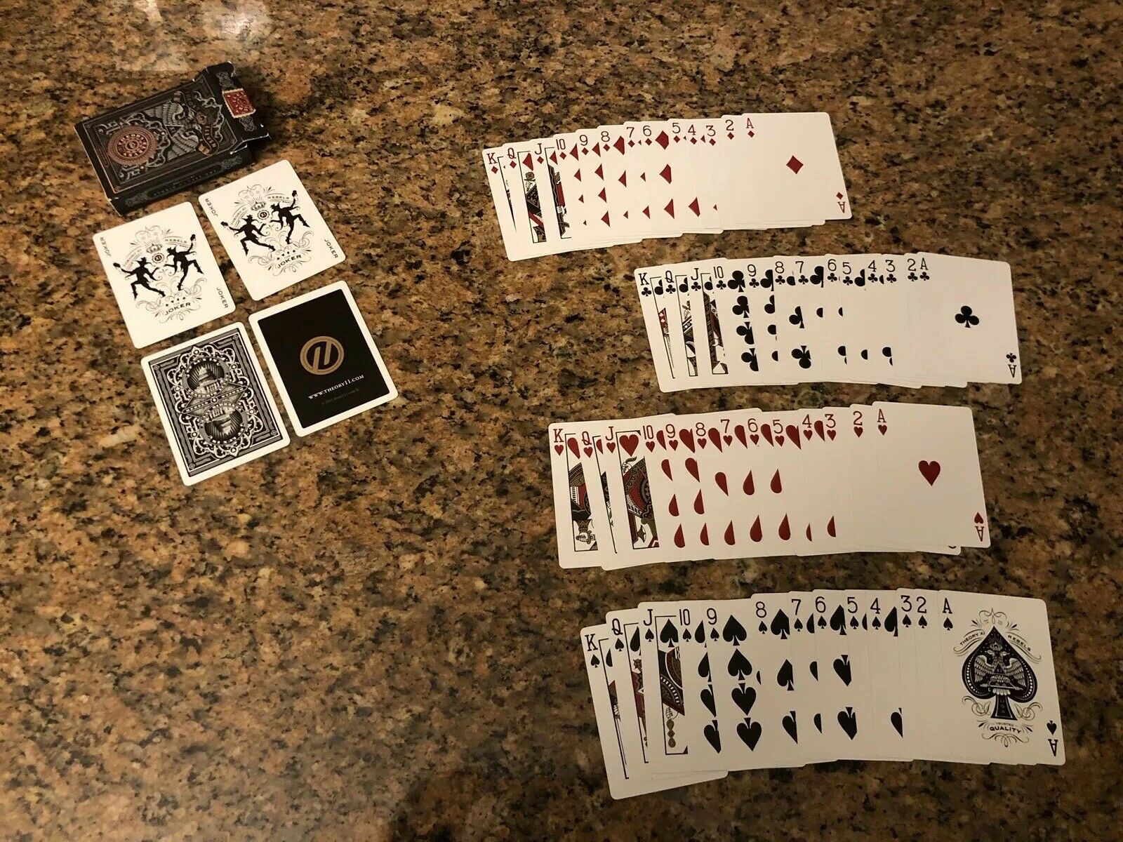 Theory11 Rebels Playing Cards Cardistry Magic Poker Size Deck | #15256350