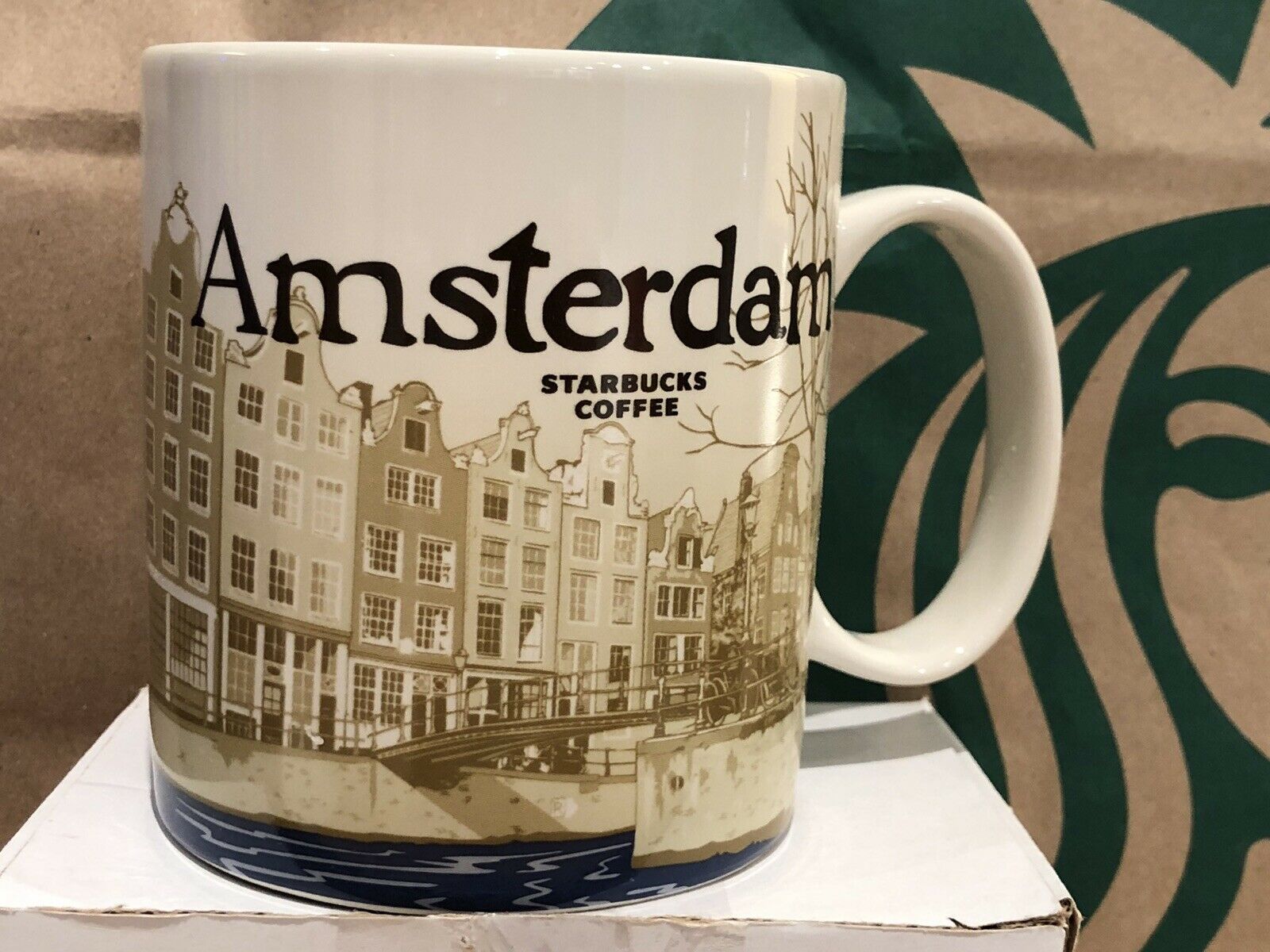 Starbucks Coffee Mug - AMSTERDAM V1 - Global City Icon Series 16 Oz NIB ...