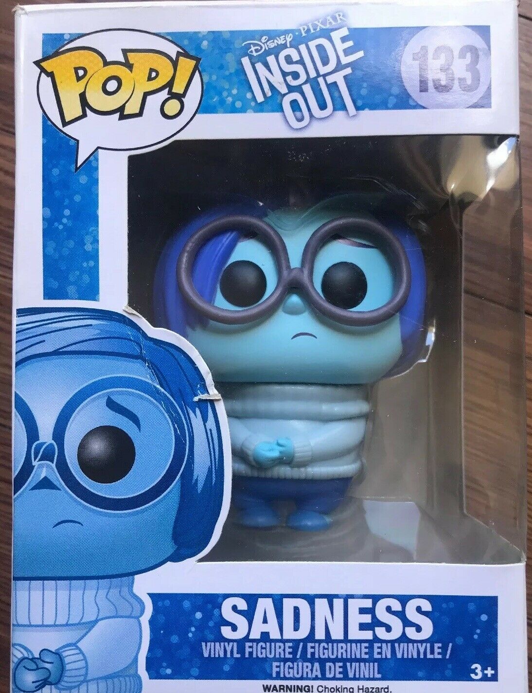 FUNKO POP DISNEY INSIDE OUT SADNESS 133 VINYL FIGURE | #15102222