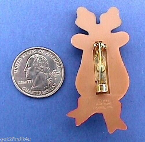 Hallmark PIN Christmas Vintage REINDEER RODNEY HEAD Holiday Brooch ...