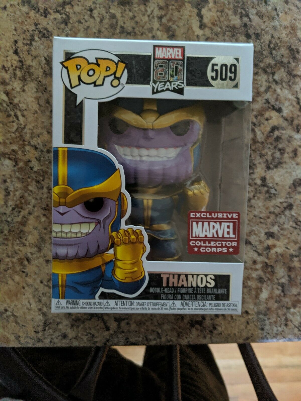 FUNKO POP MARVEL 80 YEARS - THANOS FIRST APPEARANCE - COLLECTOR CORPS ...