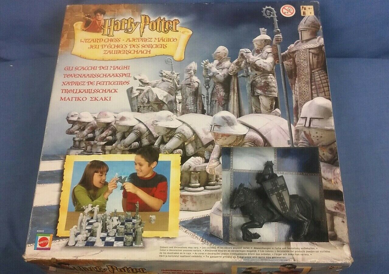 Harry Potter Wizards Chess Set Mattel 2002 Complete With Instructions ...