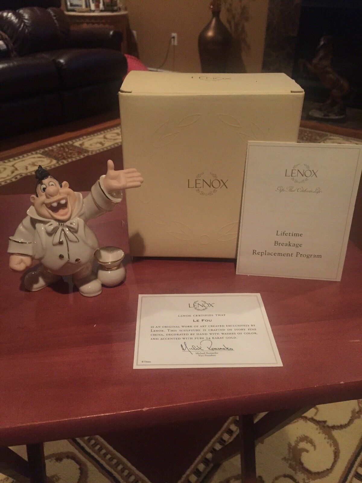 Lenox Disney Showcase Beauty And The Beast Le Fou Figurine | #15030756