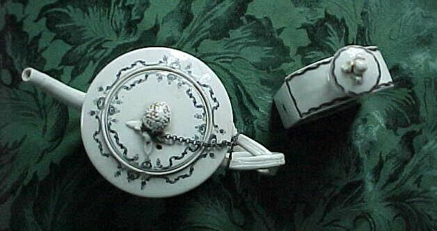 Antique Chinese Export Lowestoft 18th Century Porcelain Teapot And Tea ...