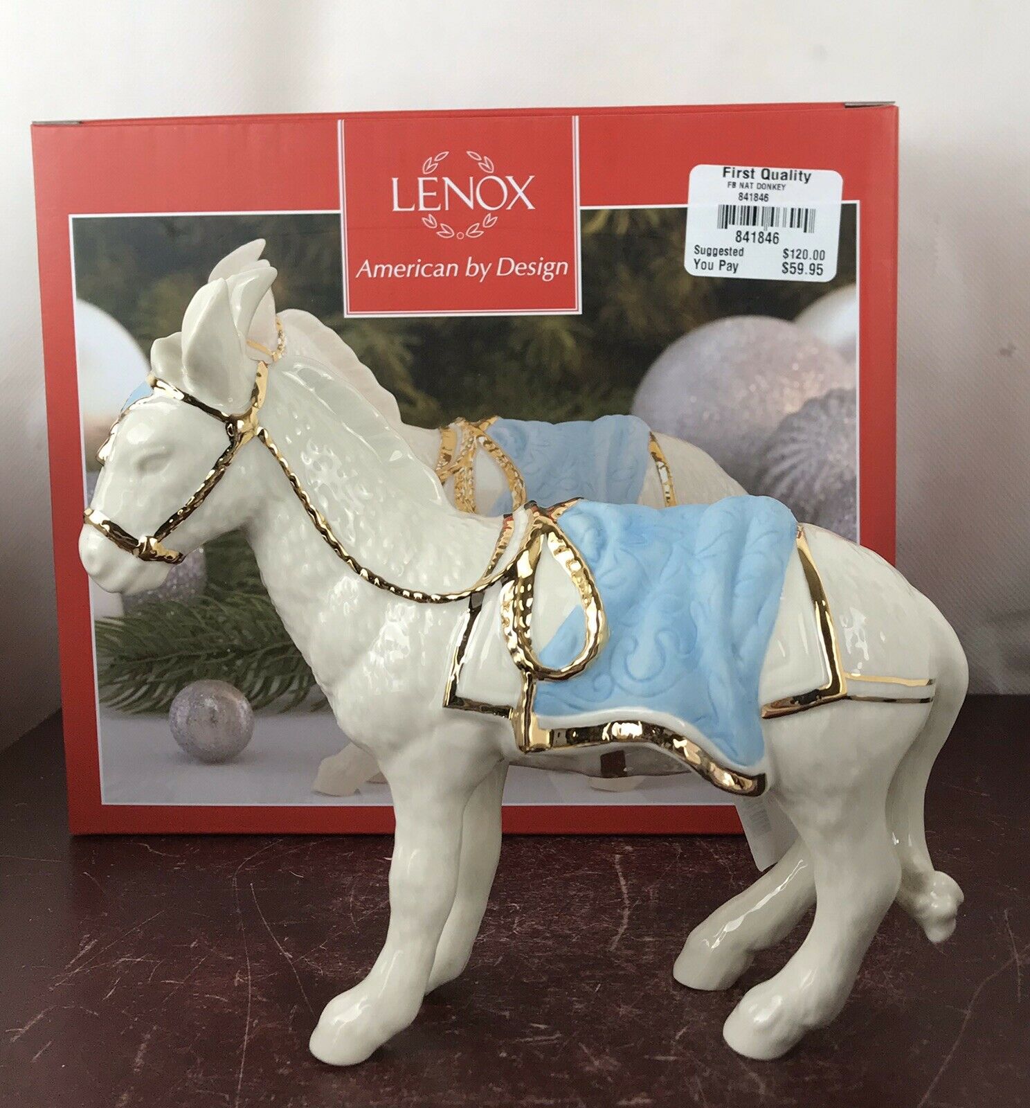 Lenox First Blessings Nativity Donkey Figurine | #14986815