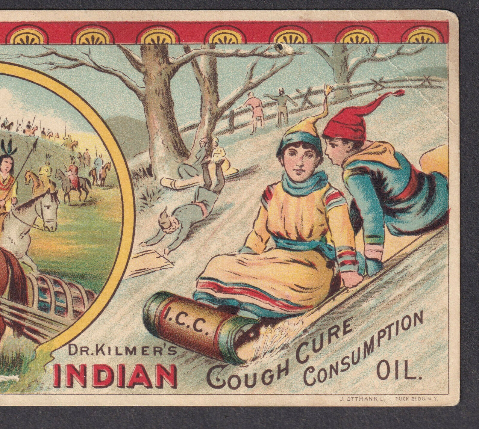Dr Kilmers Indian Oil Consumption Cure 1800 ' S Fever Remedy Victorian ...