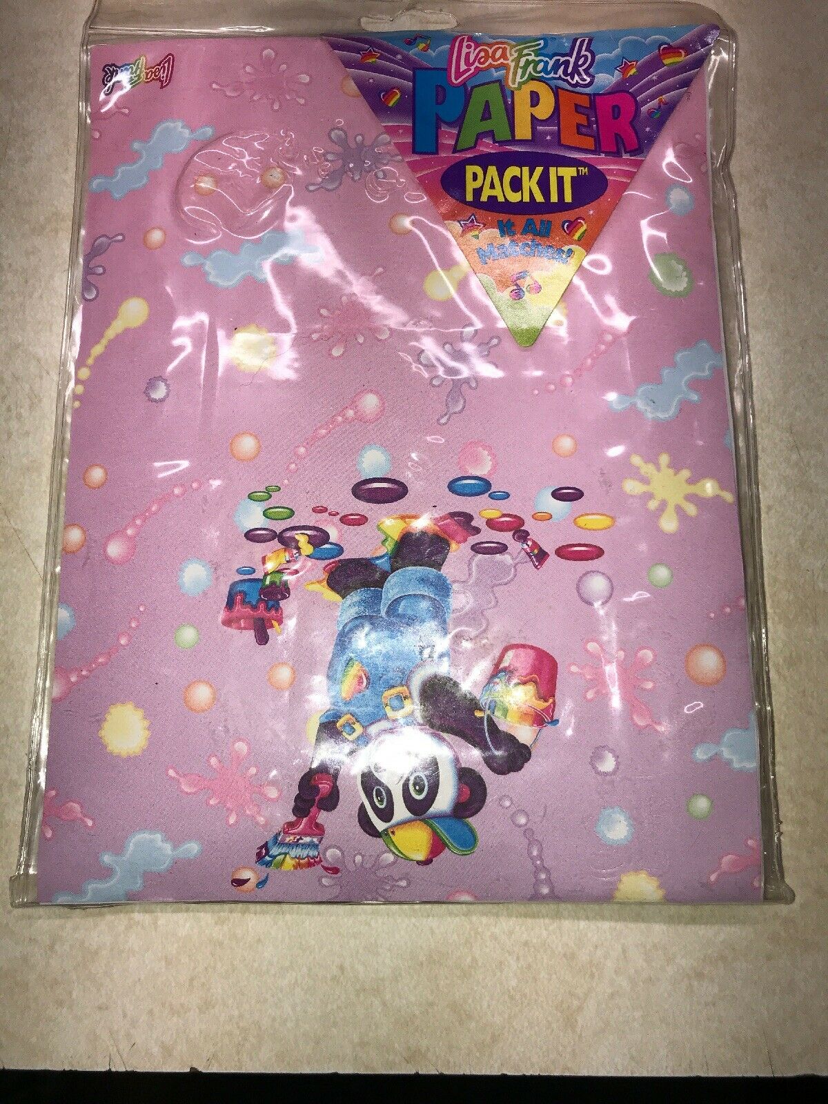 Vintage Lisa Frank Paper Pack It Complete - Panda Painter - Opened Not ...