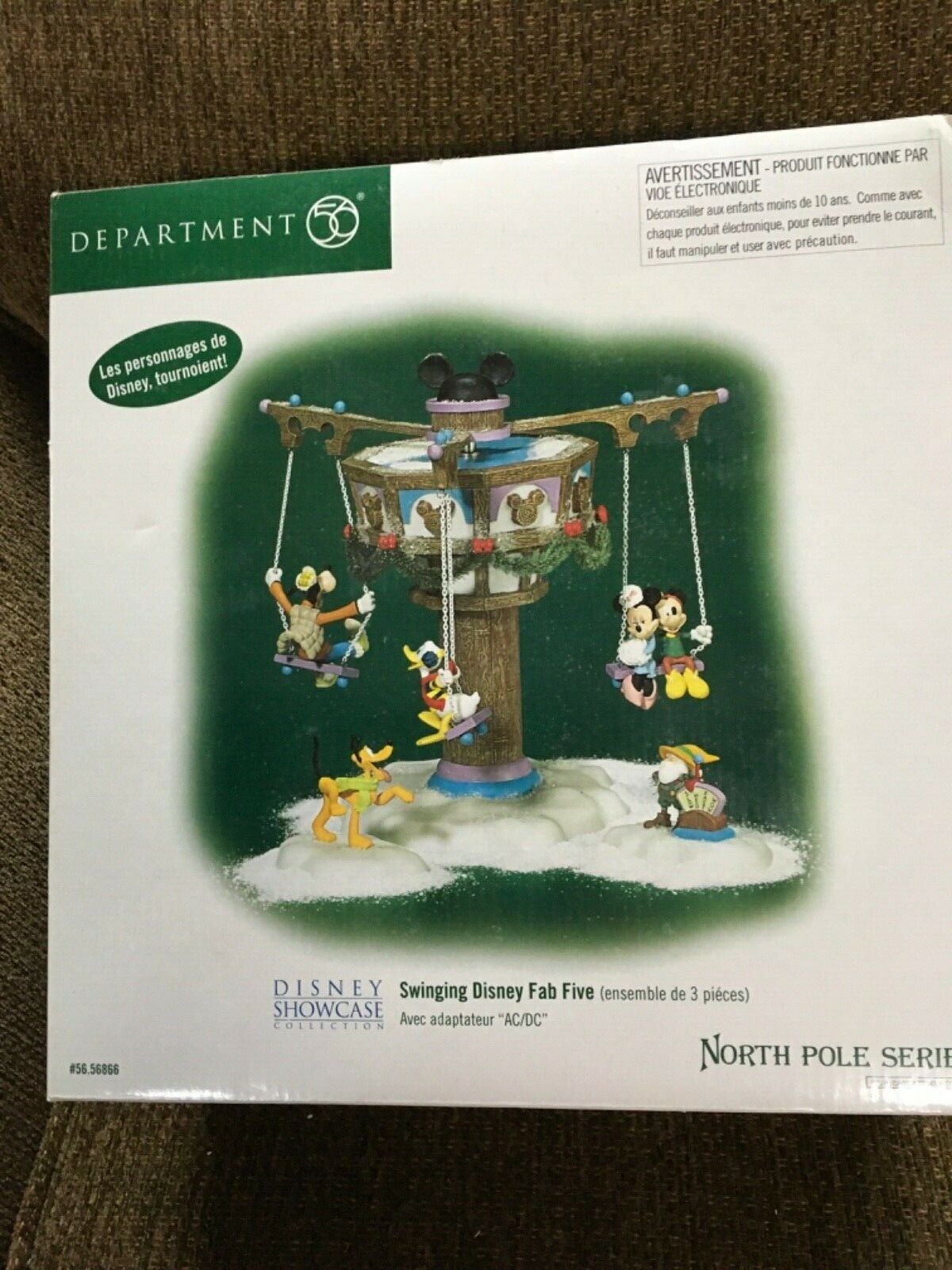 Department 56 Swinging Disney Fab Five North Pole Series 2004 Complete ...