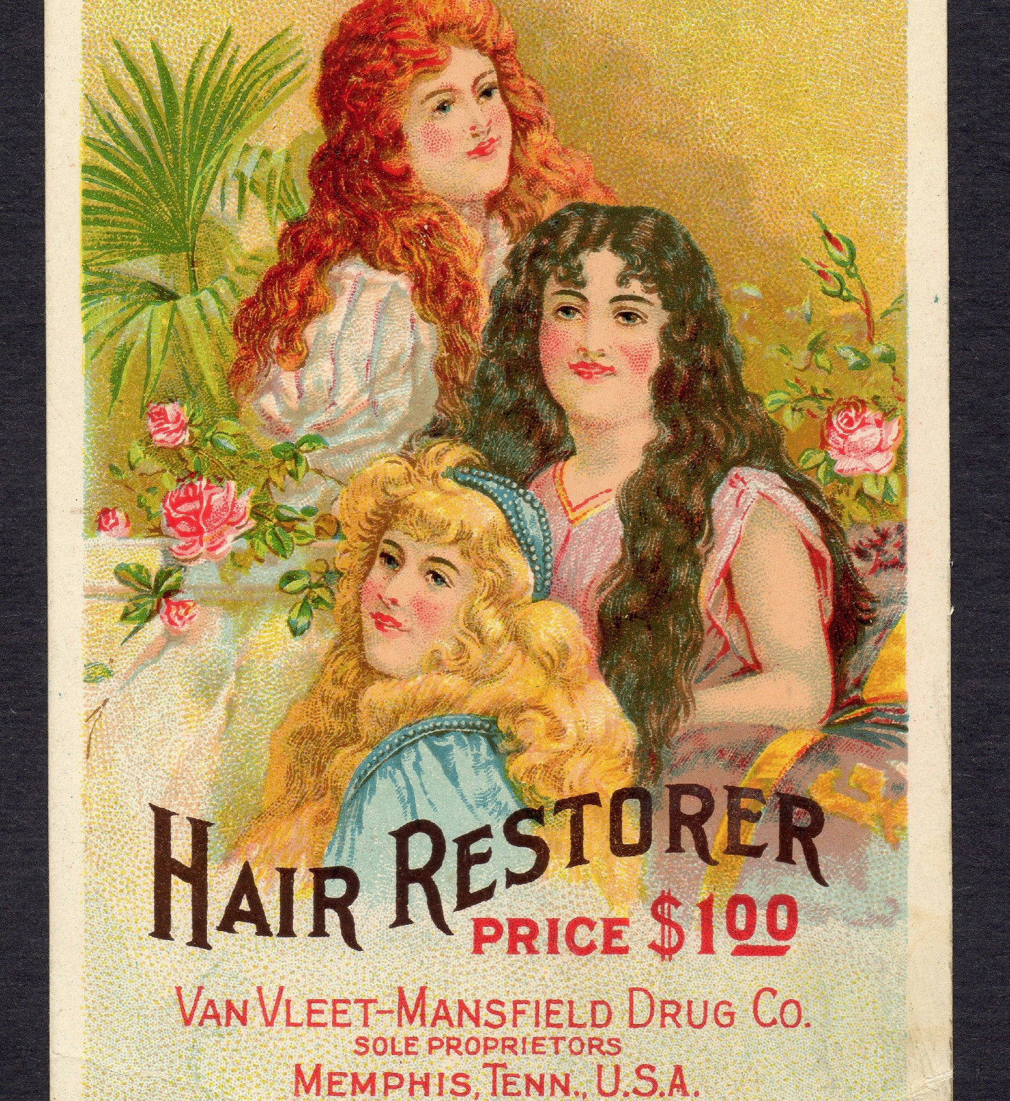 La Creole Hair Restorer Cure VanVleet - Mansfield Drug Memphis TN South ...