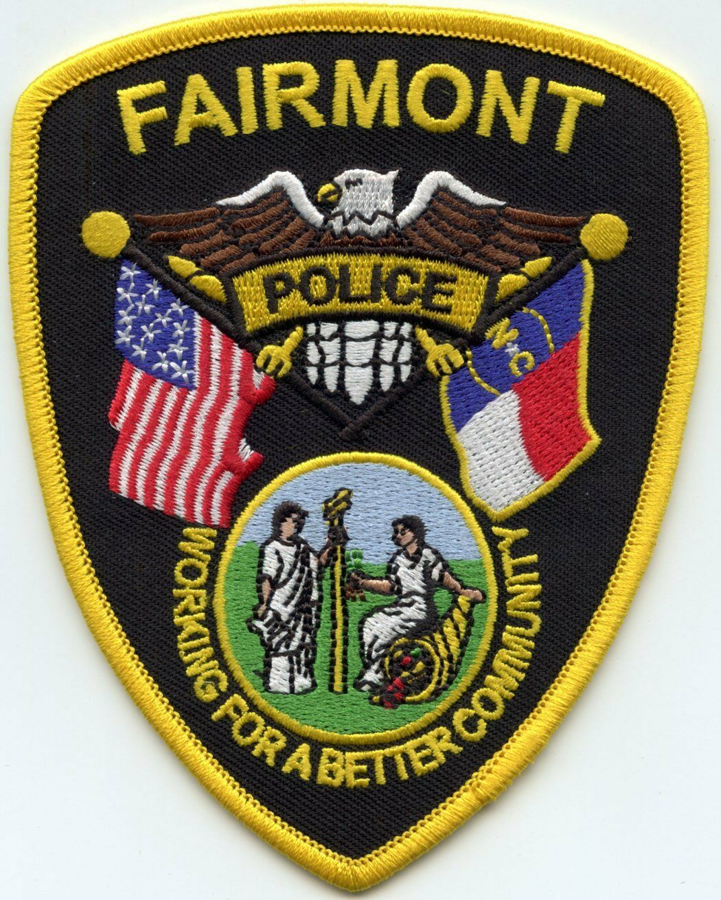 FAIRMONT NORTH CAROLINA NC For A Better Community POLICE PATCH | #14992414