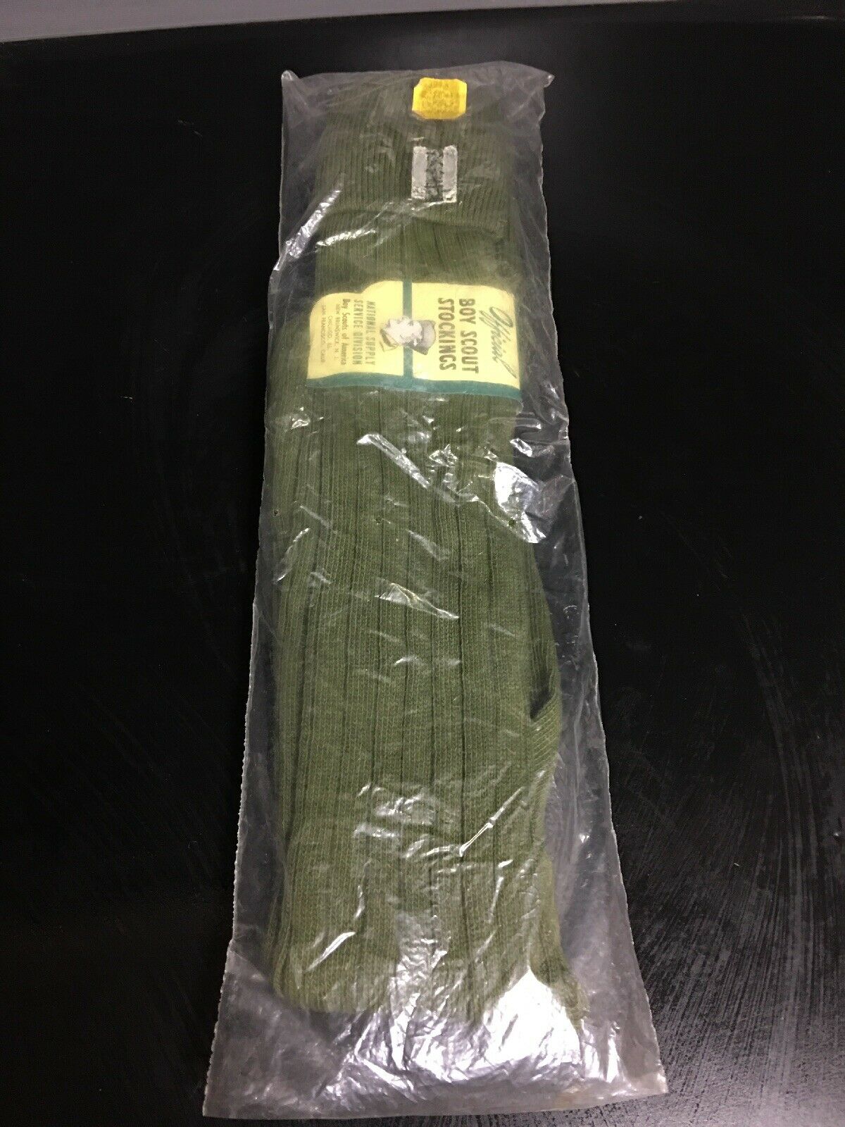 Vintage BSA Socks NOS Boy Scouts Of America SZ 11 Green | #14985028