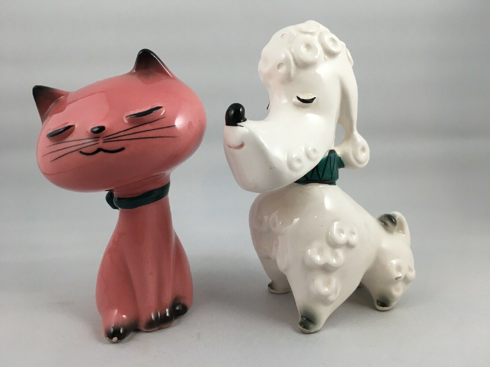 Holt Howard Cat And Poodle Salt And Pepper Shakers | #14923182