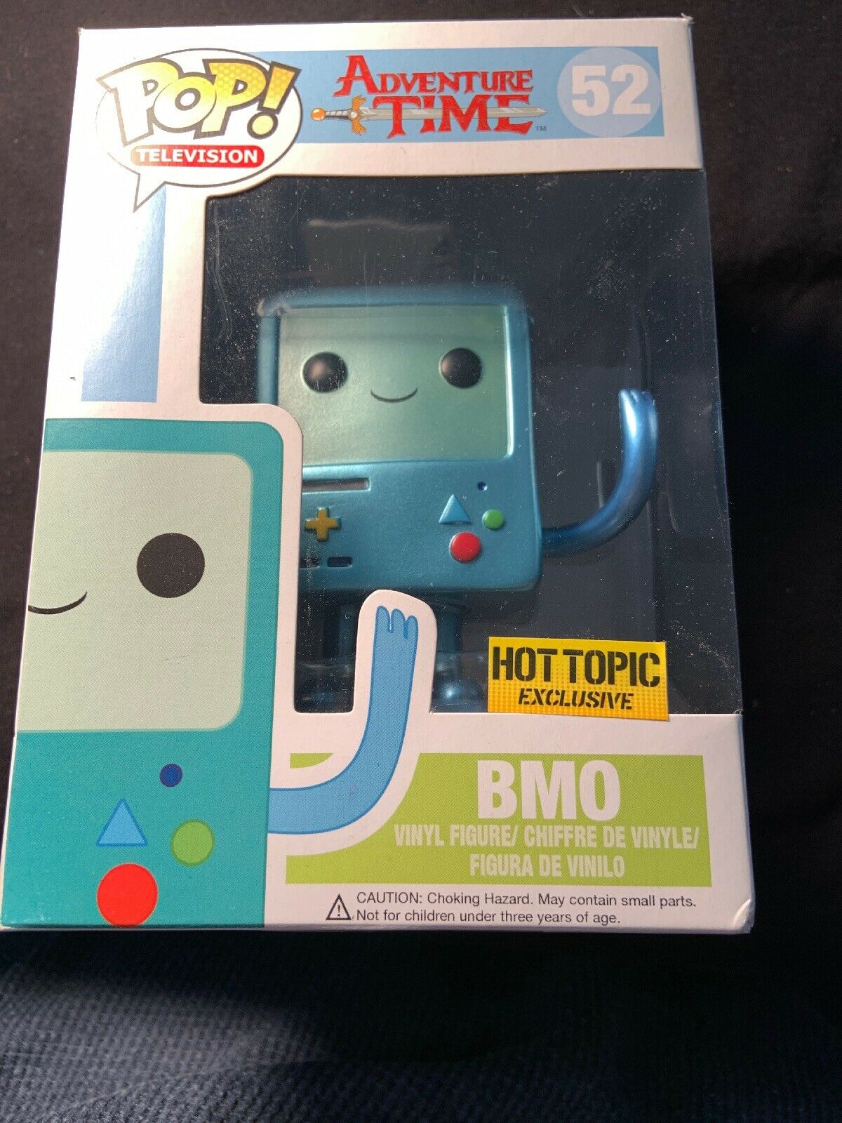 Funko Pop Television Adventure Time BMO 52 Metallic Hot Topic Exclusive ...
