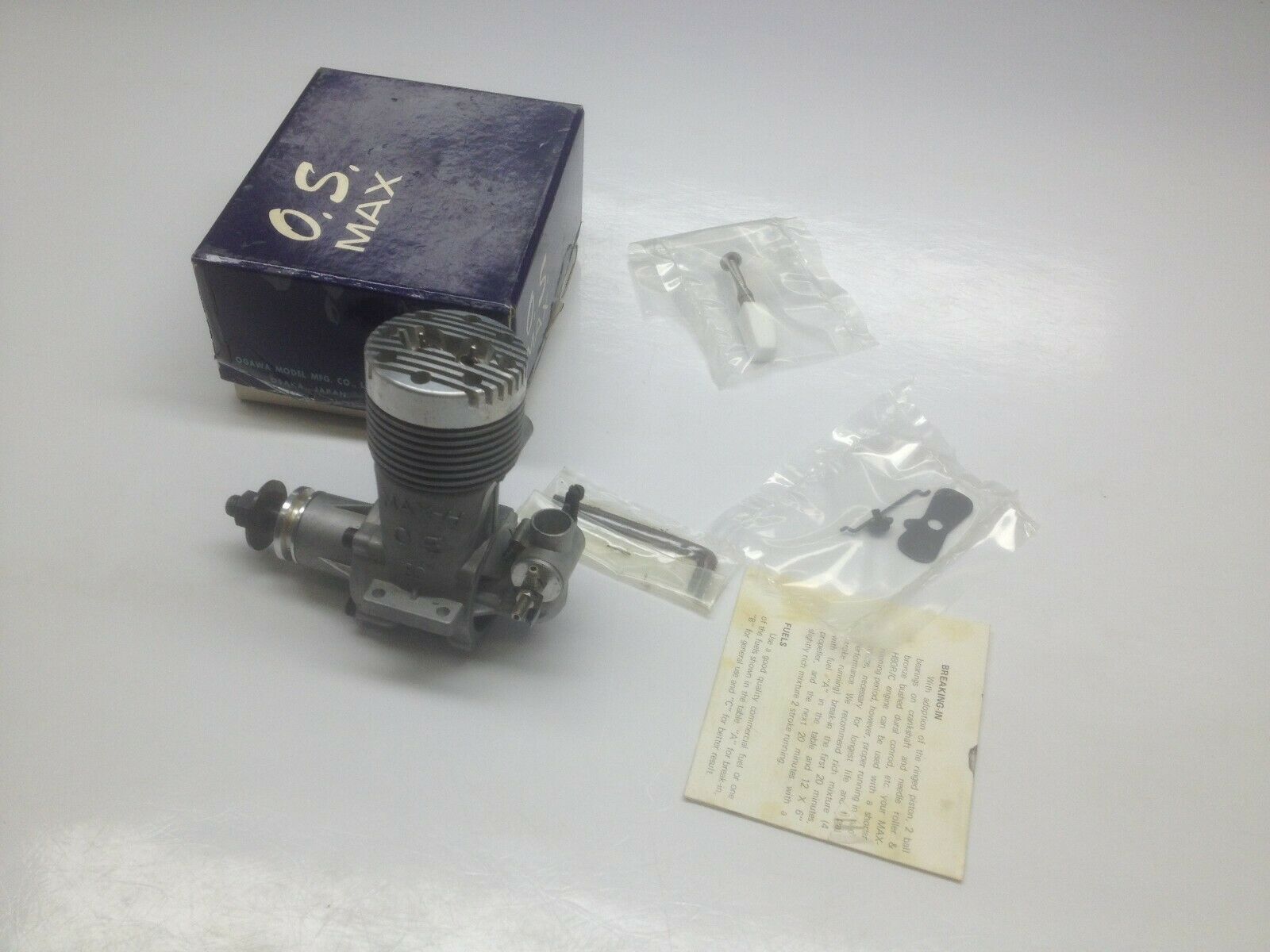 Vintage OS Max H 80 R/C Dual Plug Heads Rear Carb | #14924186