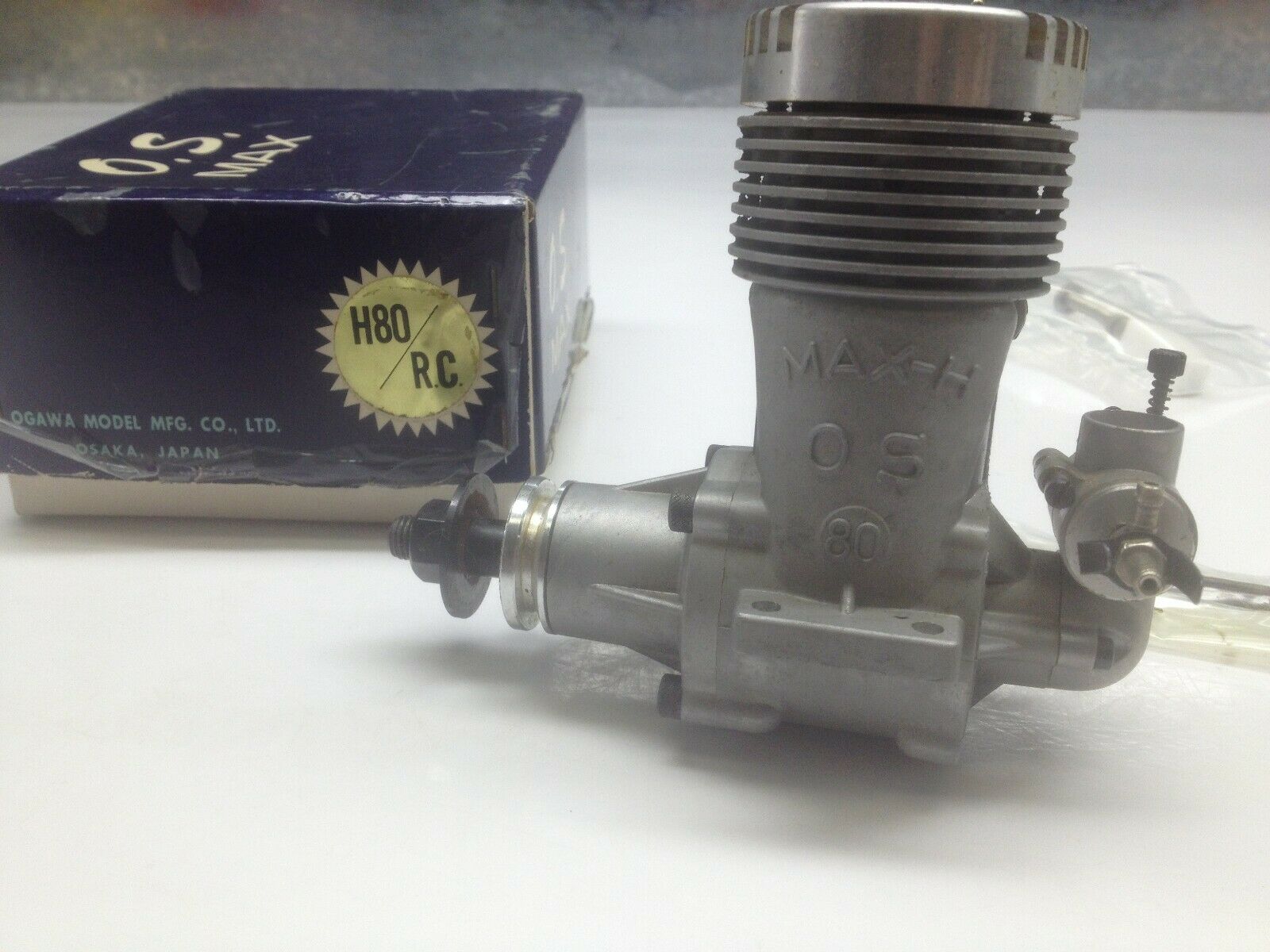 Vintage OS Max H 80 R/C Dual Plug Heads Rear Carb | #14924186