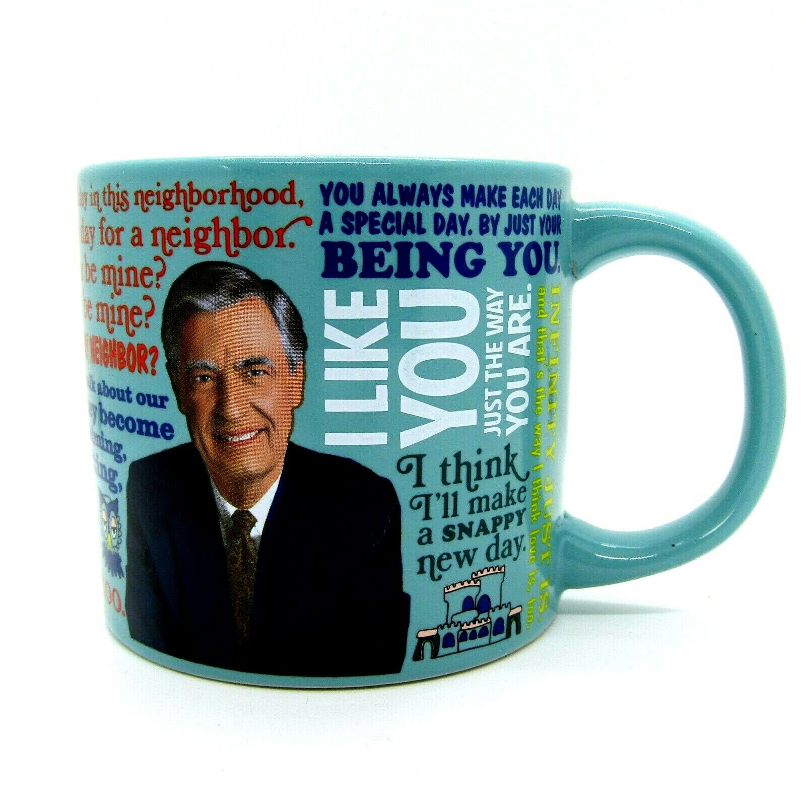 Mr. Mister Rogers Sweater Changing Heat Activated 14 Oz Ceramic Coffee ...