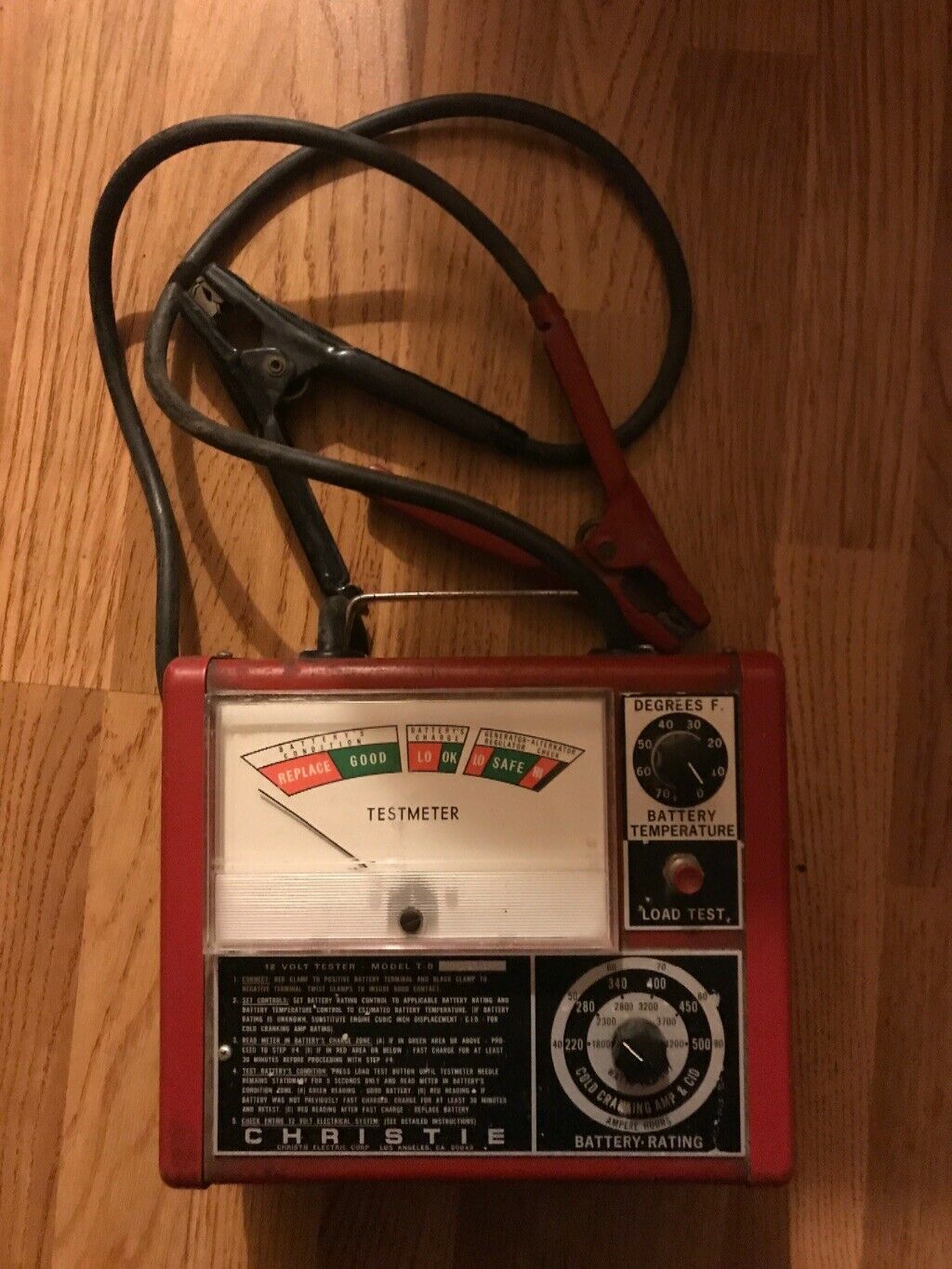 Vintage Christie 12 Volt Battery Load Tester | #14908415