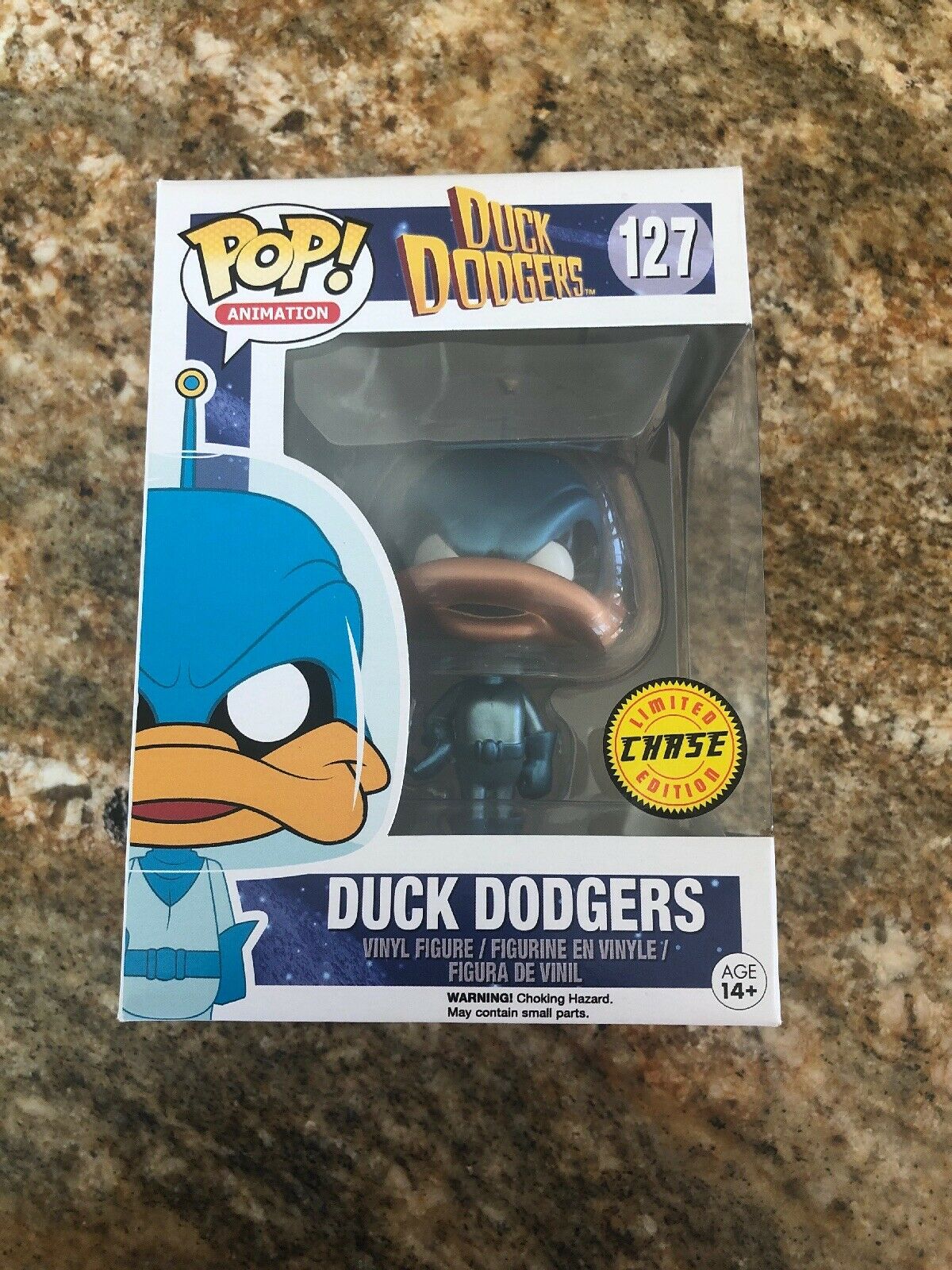 Funko Pop Duck Dodger Limited Edition Metallic CHASE Variant Figure ...