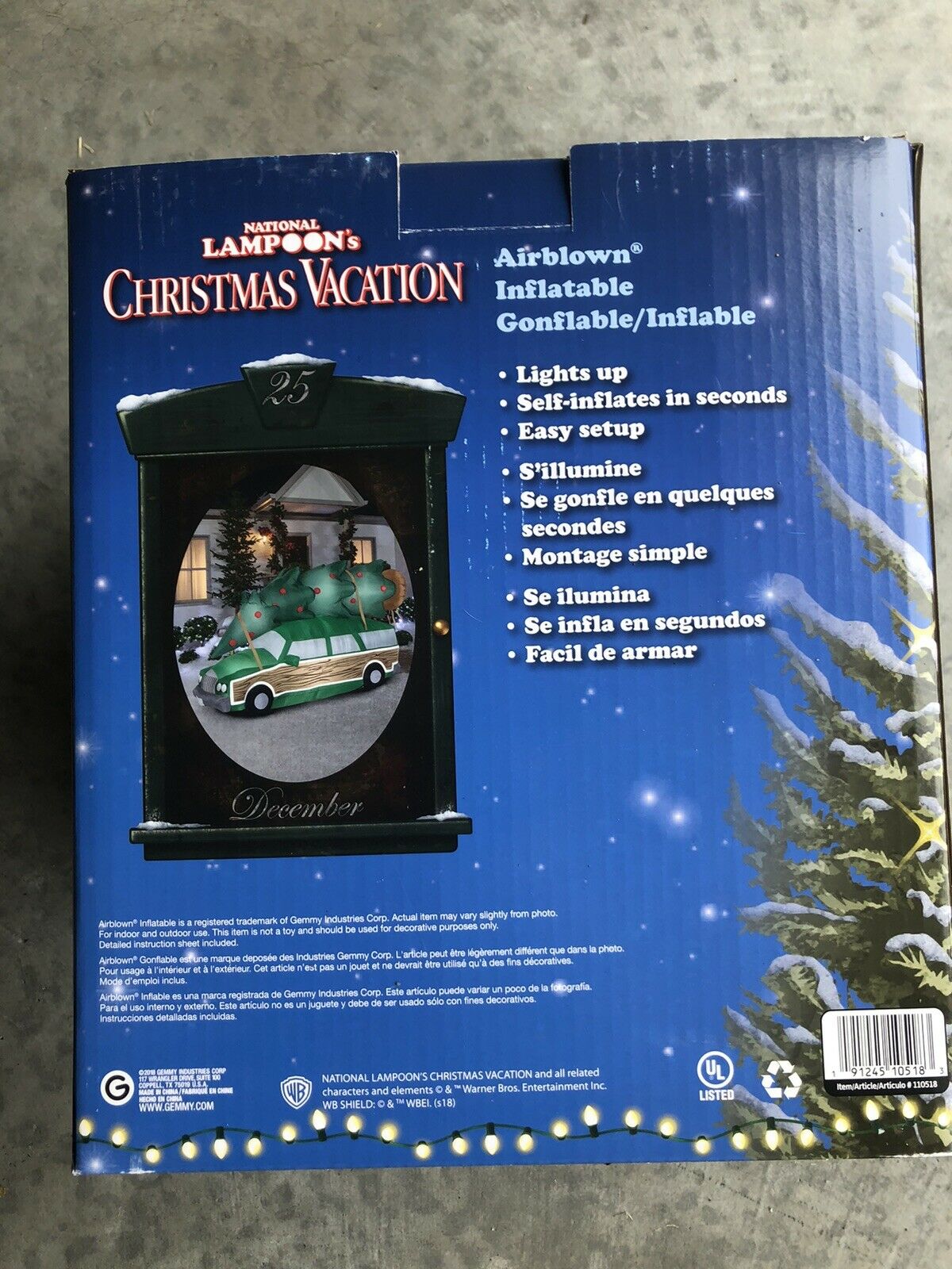 National Lampoon Christmas Vacation Station Wagon Airblown Inflatable ...