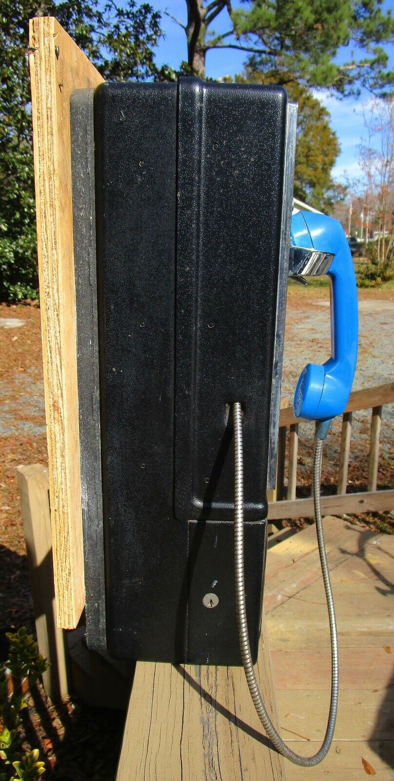 Vintage GTE Automatic Electric ALLTEL Telephone Booth Pay Phone Sign ...