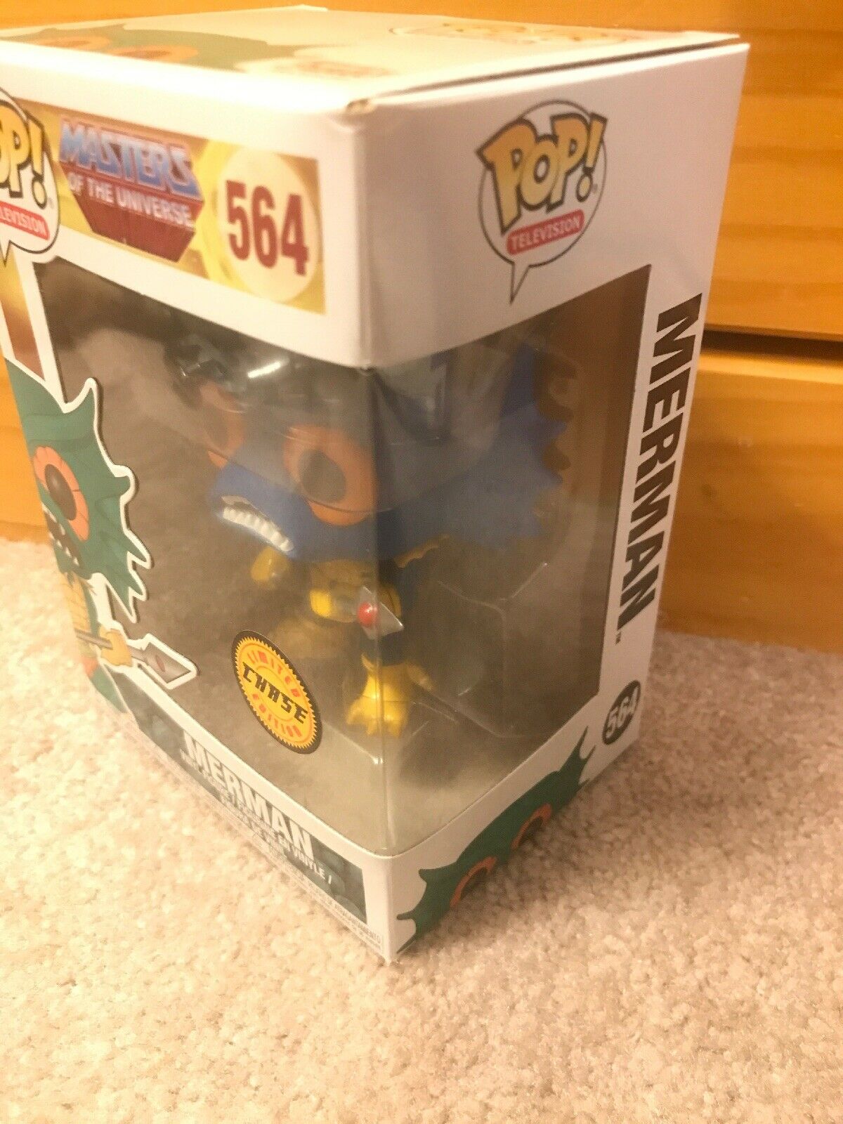 Funko Pop Masters Of The Universe MOTU Merman 564 Blue Chase Limited ...