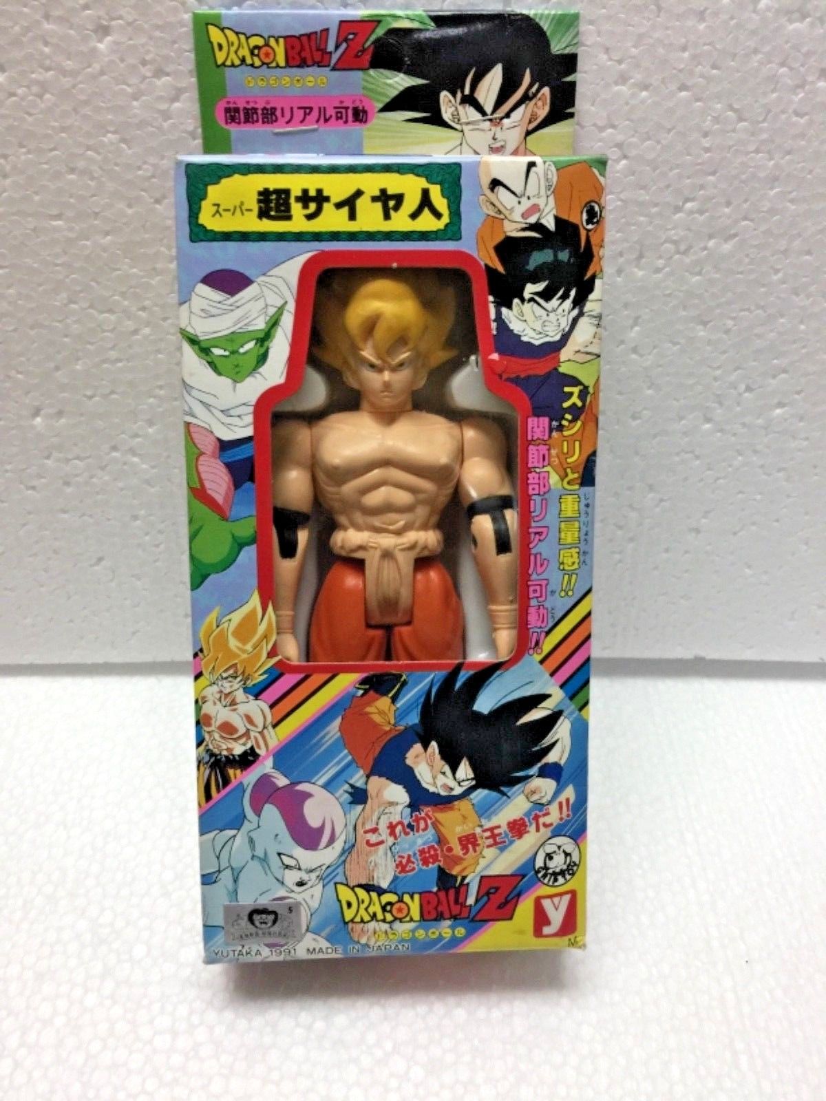 RARE Dragon Ball Z Saiyan Goku Action Figure Yutaka 1991 Made In Japan ...