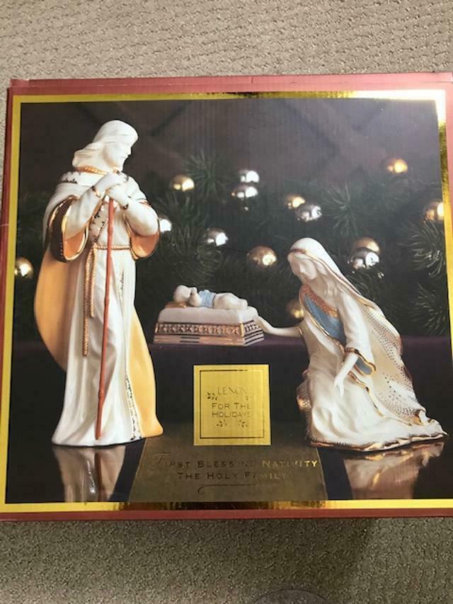 Lenox First Blessing Nativity Joseph, Mary And Baby Jesus | #14849966