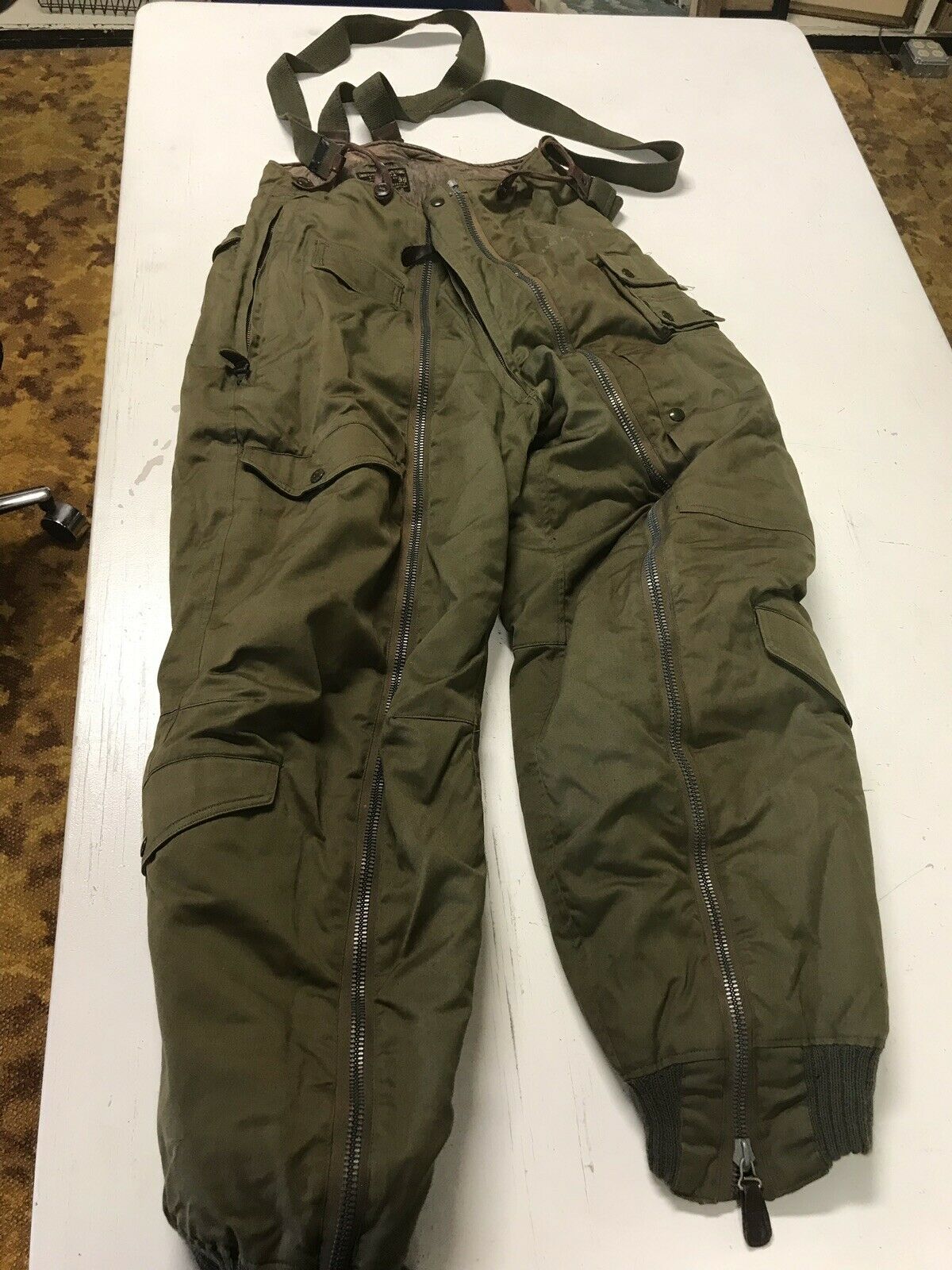 WW2 Army Air Force Extreme Cold Weather Pants With Suspenders A - 11A ...