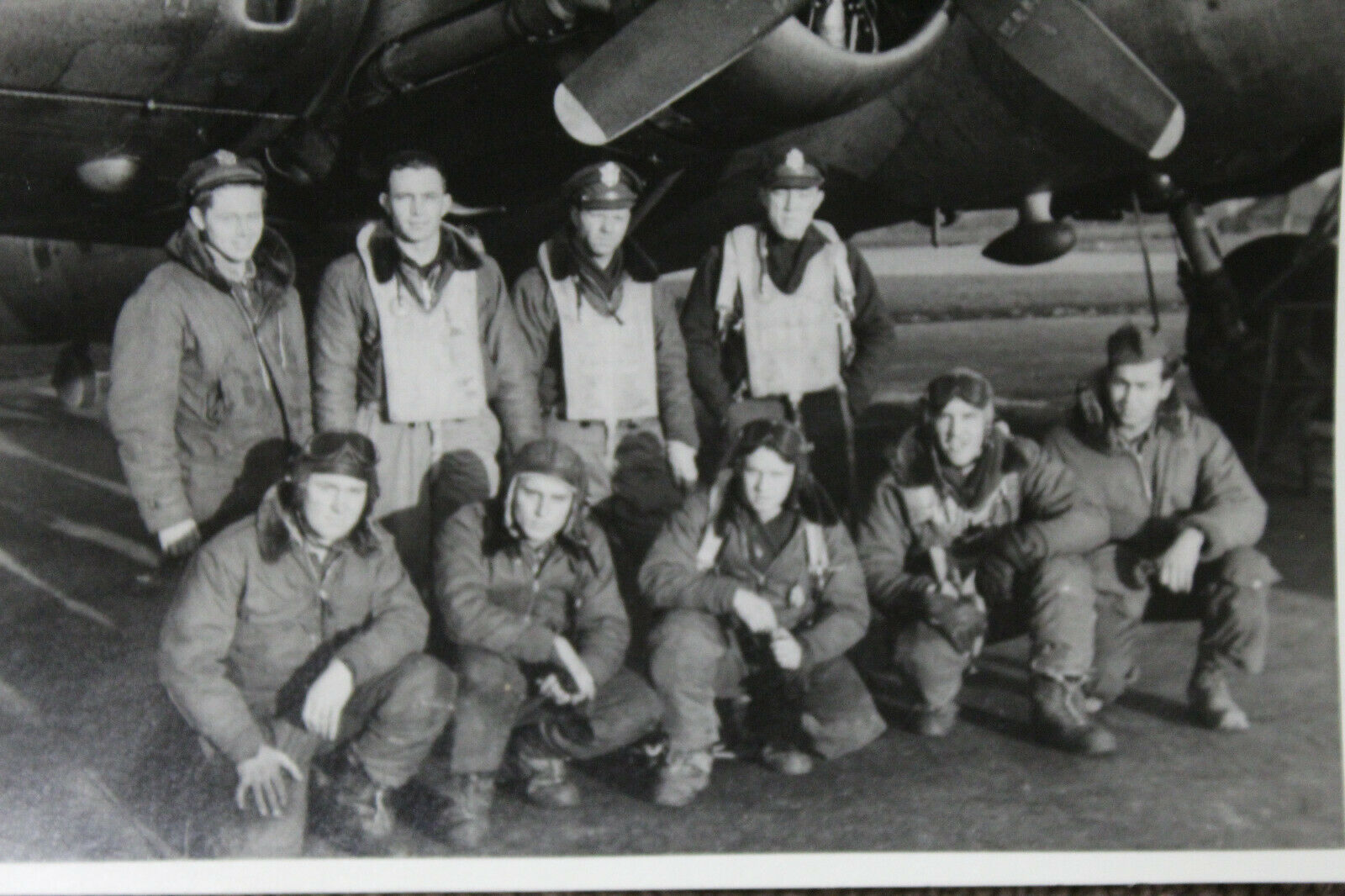 WW2 U. S. AAF Group Photograph Of Flyers From The 95th Bombardment ...
