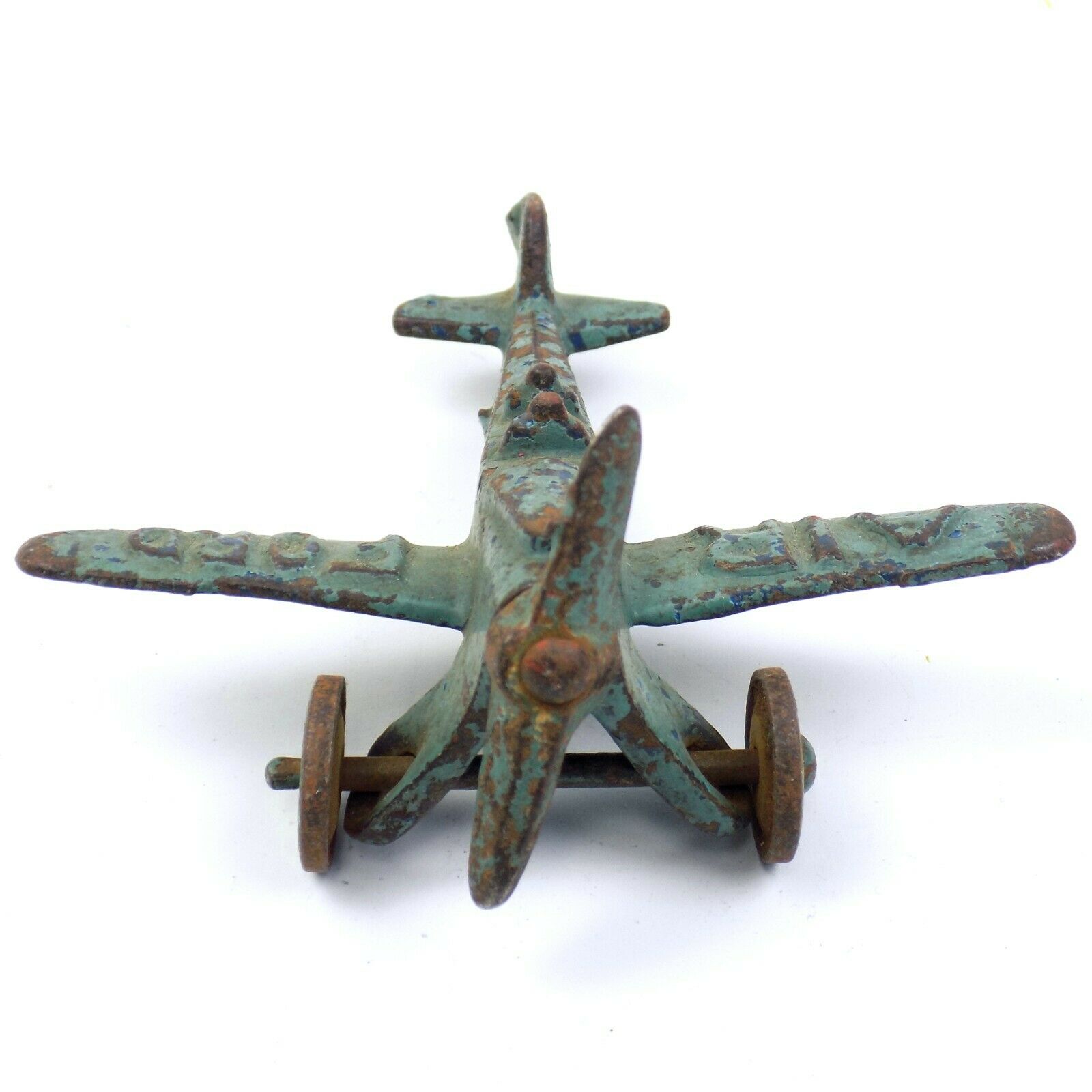 Hubley Cast Iron Air Ford Airplane Vintage Hood Ornament Toy | #14796110