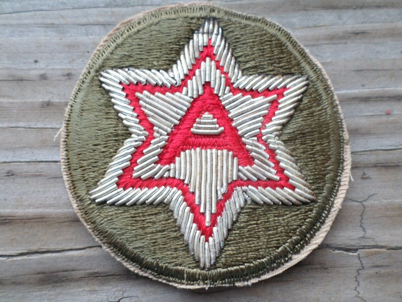 Wwii Theater Made 6th Sixth Army Patch Ww2 Variation Bullion | #14950686