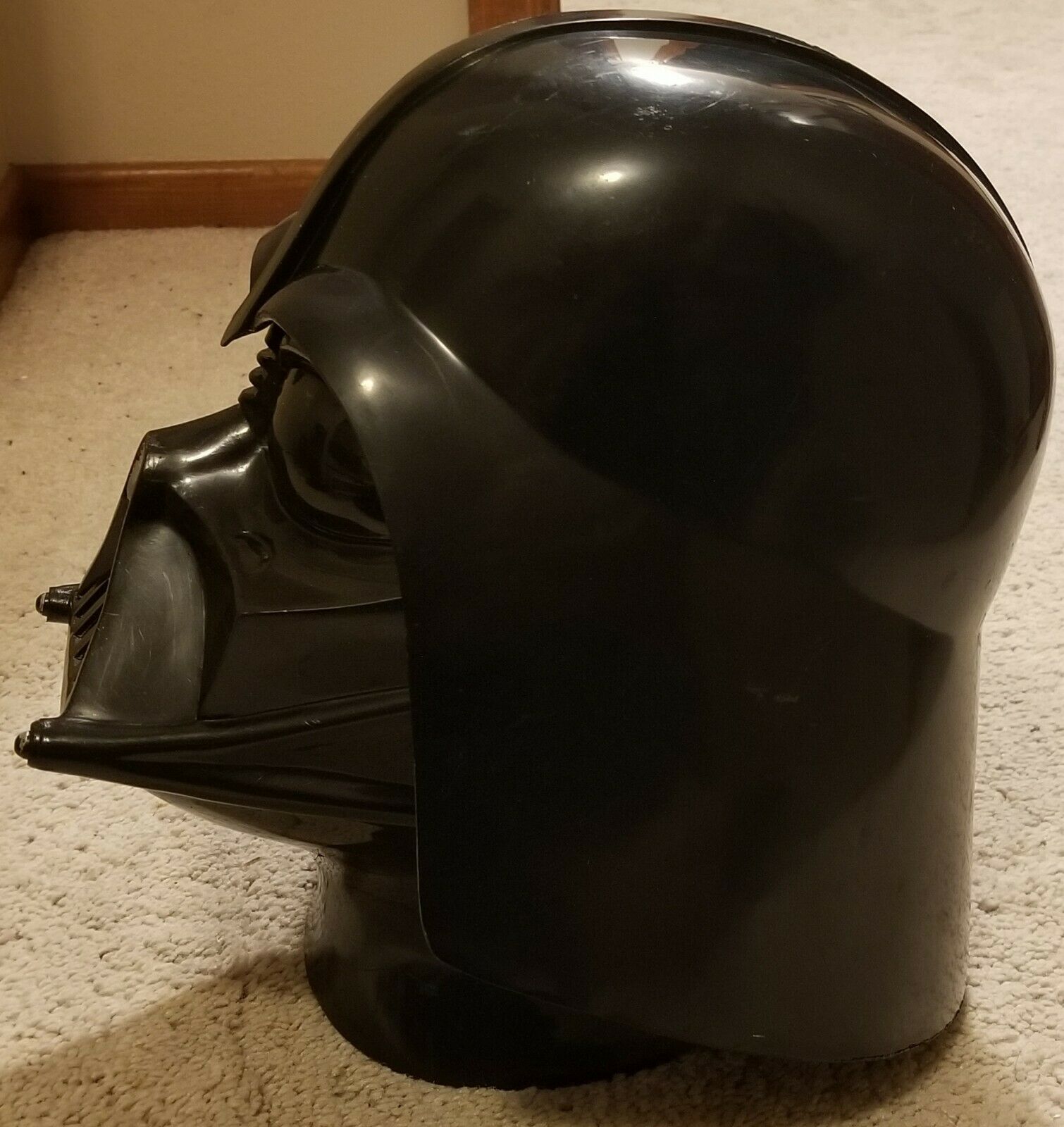 Don Post Star Wars Darth Vader Mask 2 Piece Plastic Helmet Twentieth ...