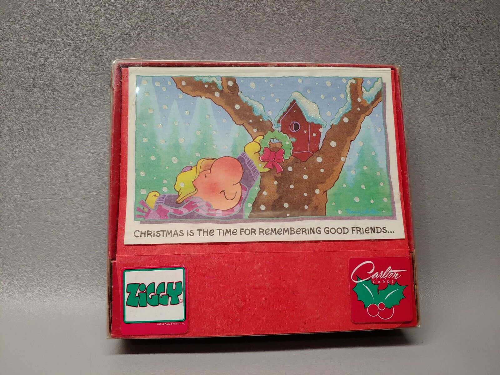 Vintage Ziggy Christmas Card And Envelope Set Carlton Cards | #14967760