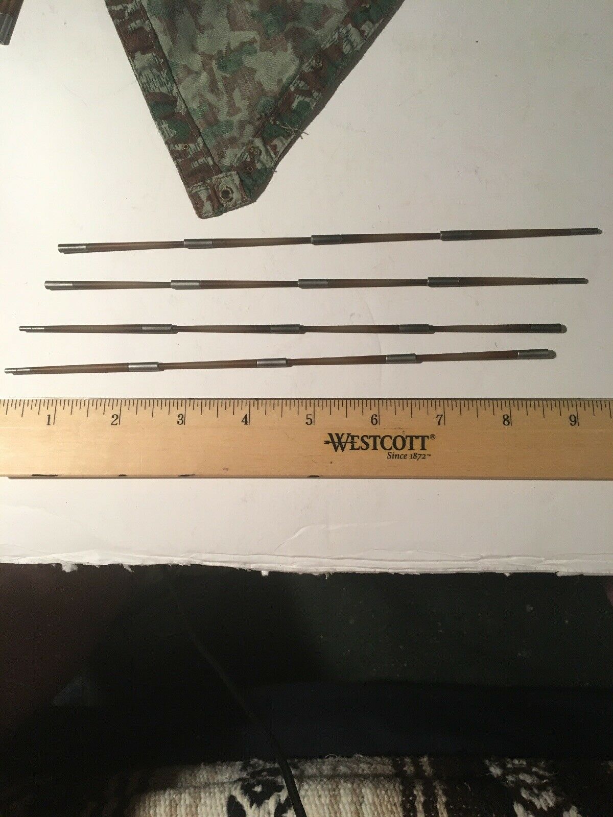 1/6 Scale German WW2 Zeltbahn W/ Tent Poles | #14910658
