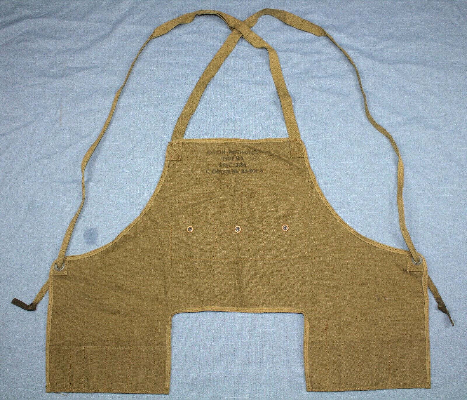 WW2 US Army Air Force Apron Mechanics Type B - 2 AAF 1943 | #14902451