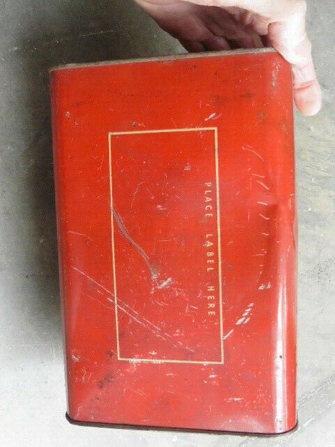 1940s WW2 Era Overseas Tin Litho Soldier Food Can W V Victory Symbols ...