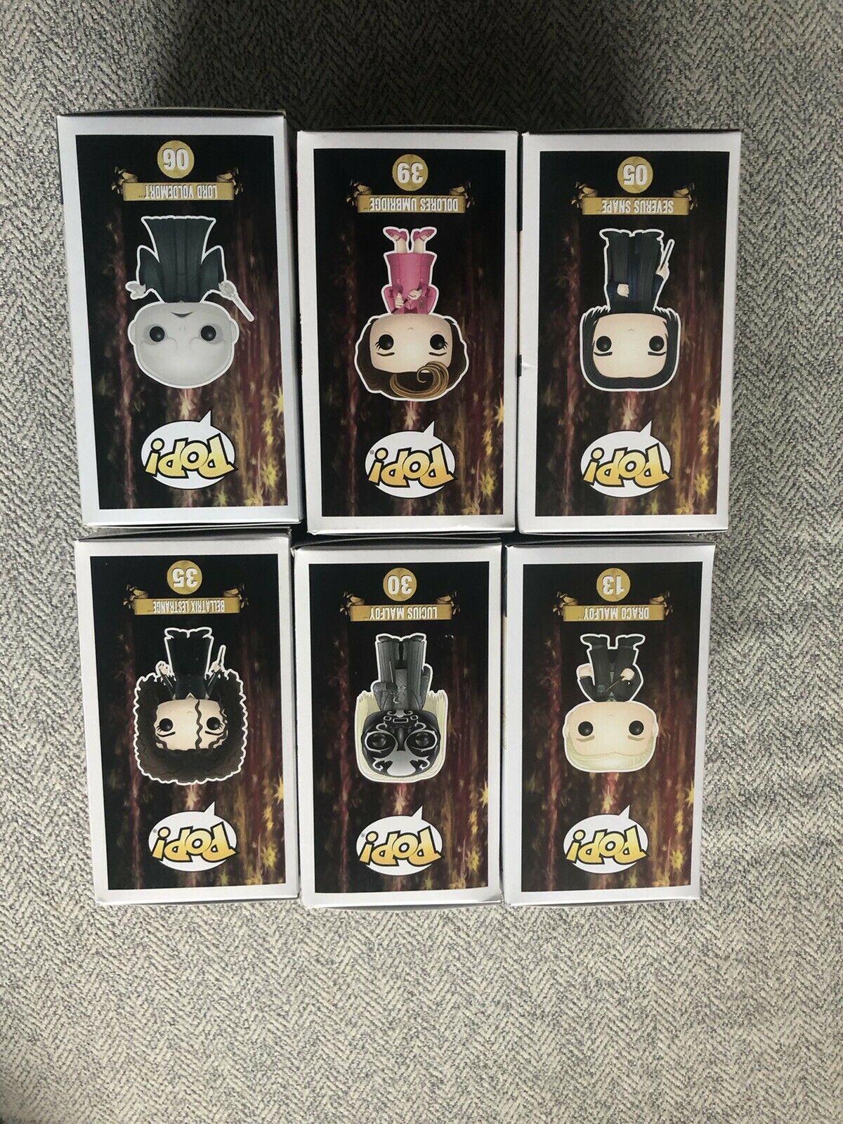 Harry Potter Funko Pop 6 Pack Draco;Snape;Lucius, Voldemort;Umbridge ...