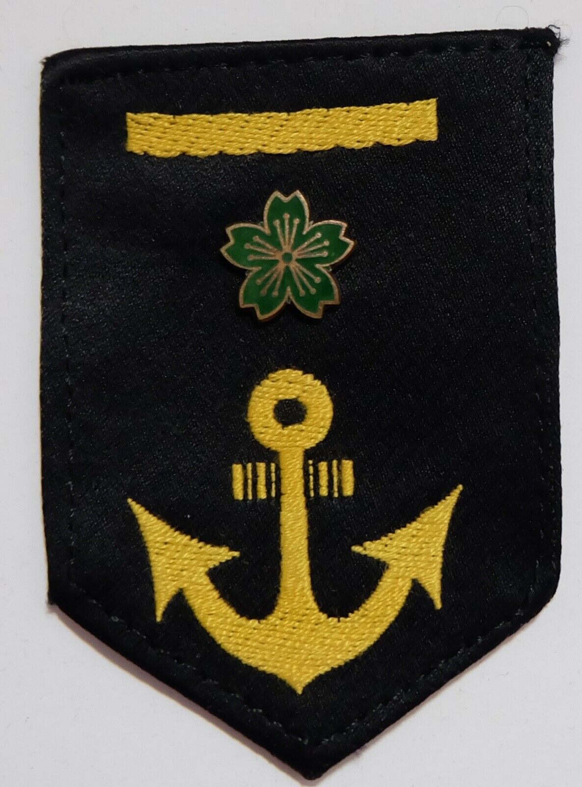 WW2? IMPERIAL JAPANESE NAVY PATCH INSIGNIA GREEN BLOSSOM SEAMAN 3rd ...