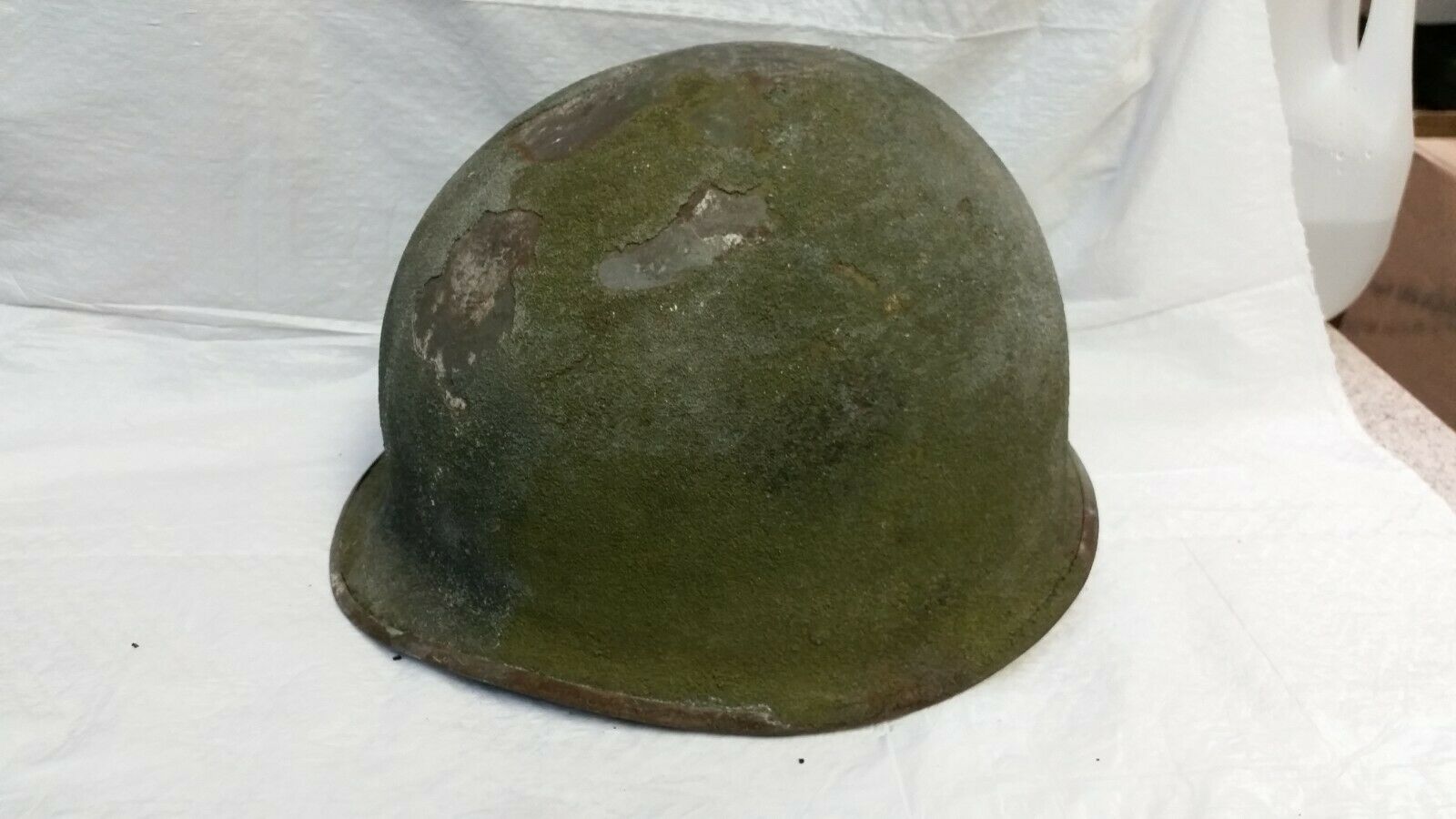WW 2 US ARMY COMBAT HELMET With Battle Scars | #14887721