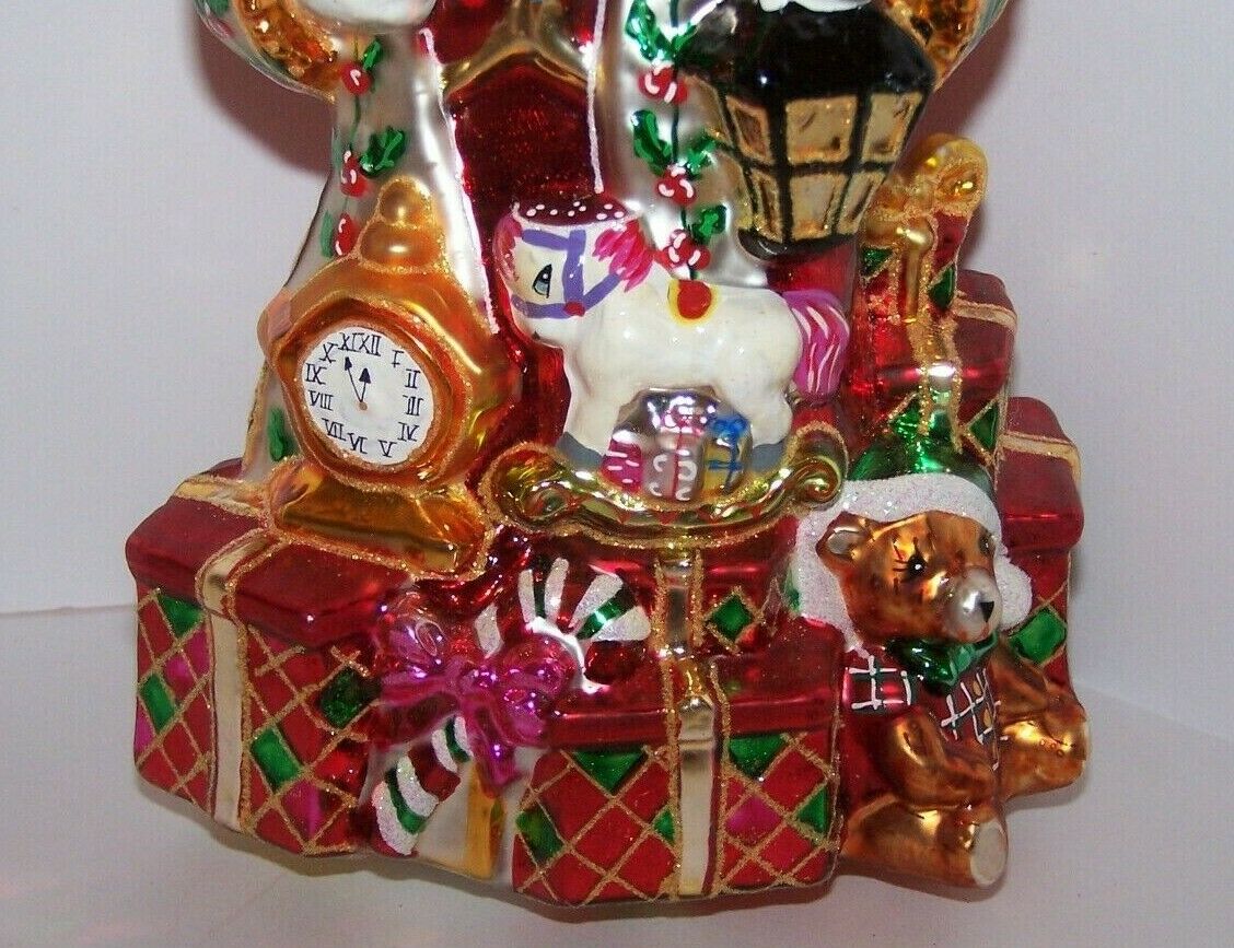 Huge Christopher Radko Santa Christmas Tree Ornament | #14719011