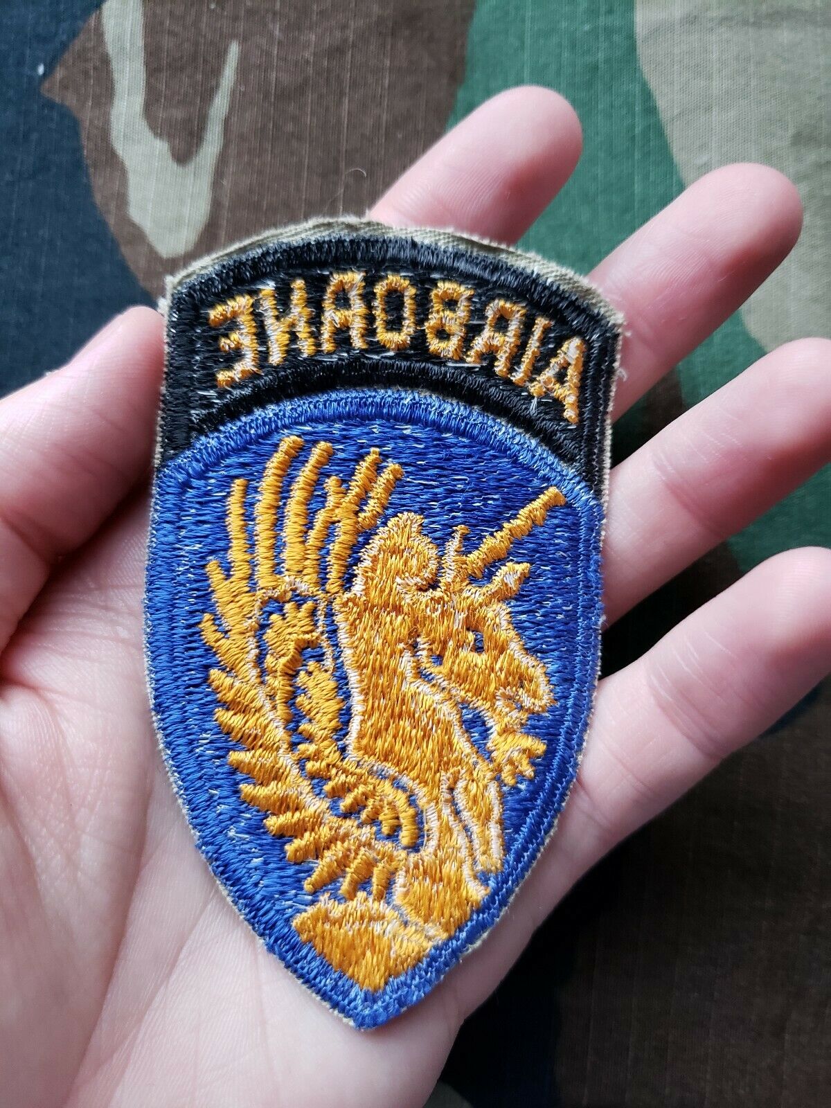 WWII US Army 13th Airborne Infantry Division Attached Tab Patch | #14872884