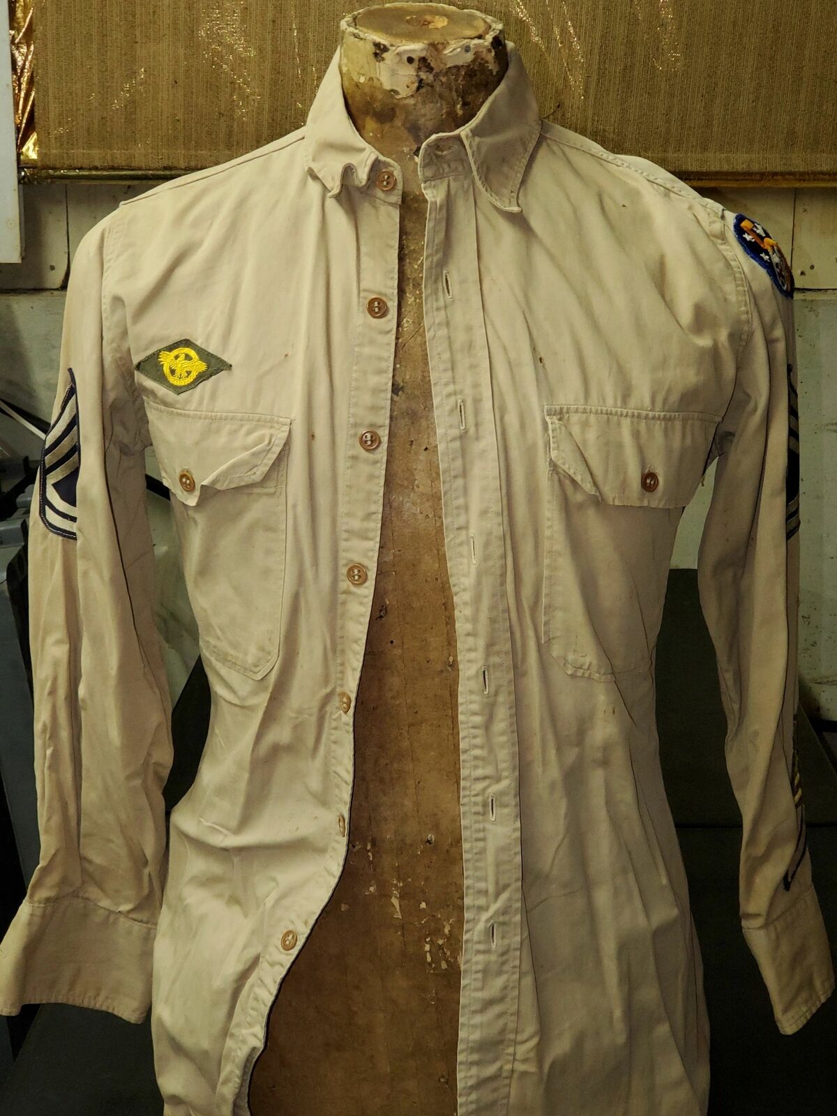 WWII USAAF 5th Air Force Long Sleeve Shirt | #14864376