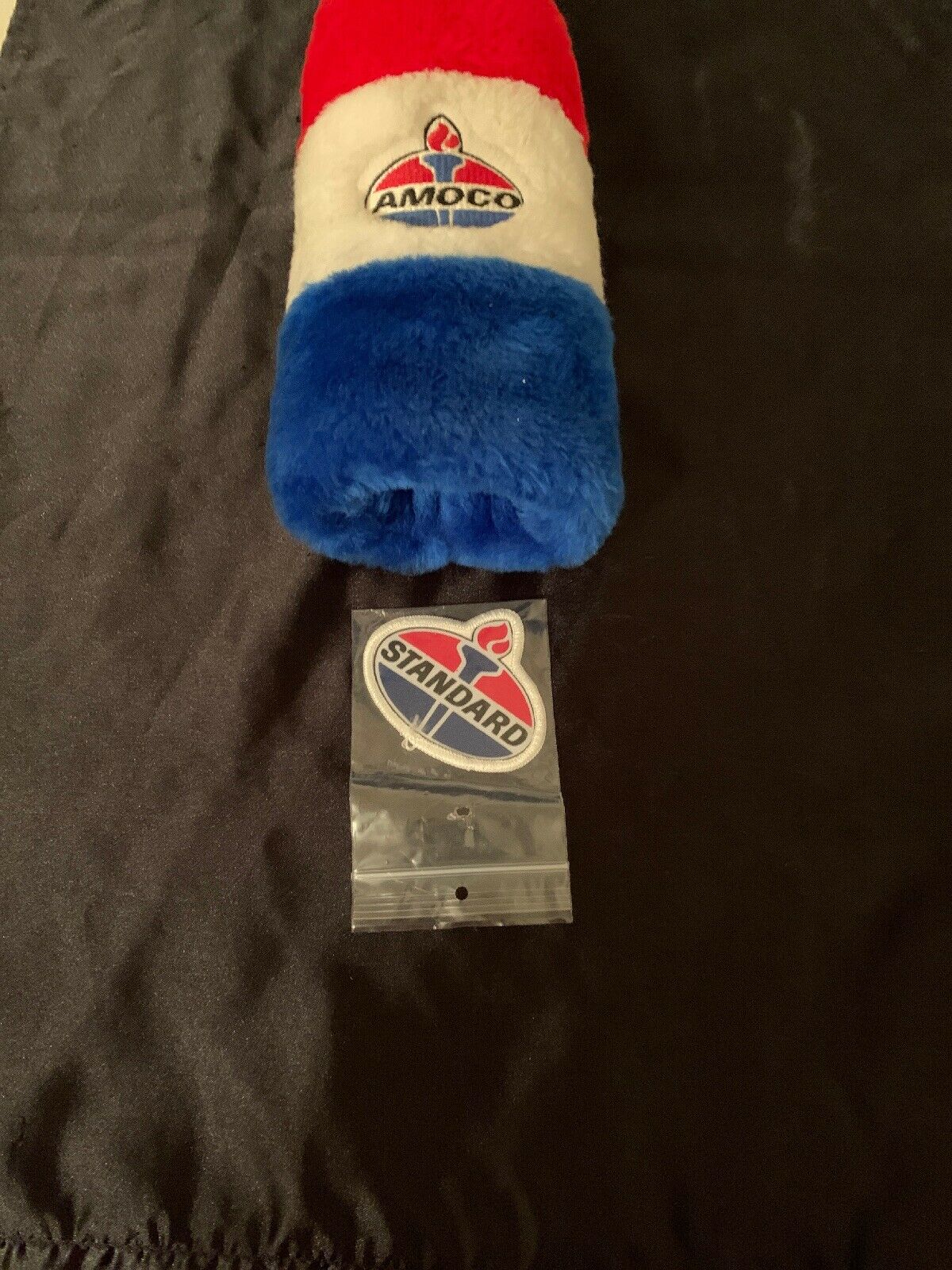 Vintage Amaco Gasoline Golf Header Cover And Standard Oil Patch | #14729908