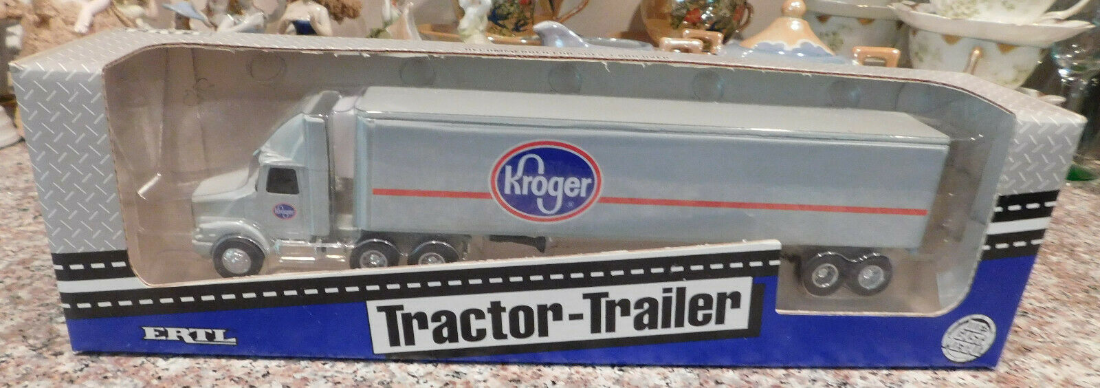 1992 Ertl Kroger Die Cast Metal Tractor Trailer In Package Made USA ...