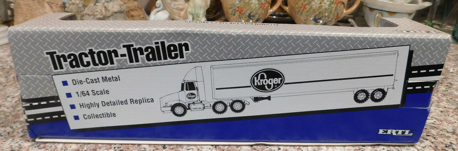 1992 Ertl Kroger Die Cast Metal Tractor Trailer In Package Made USA ...